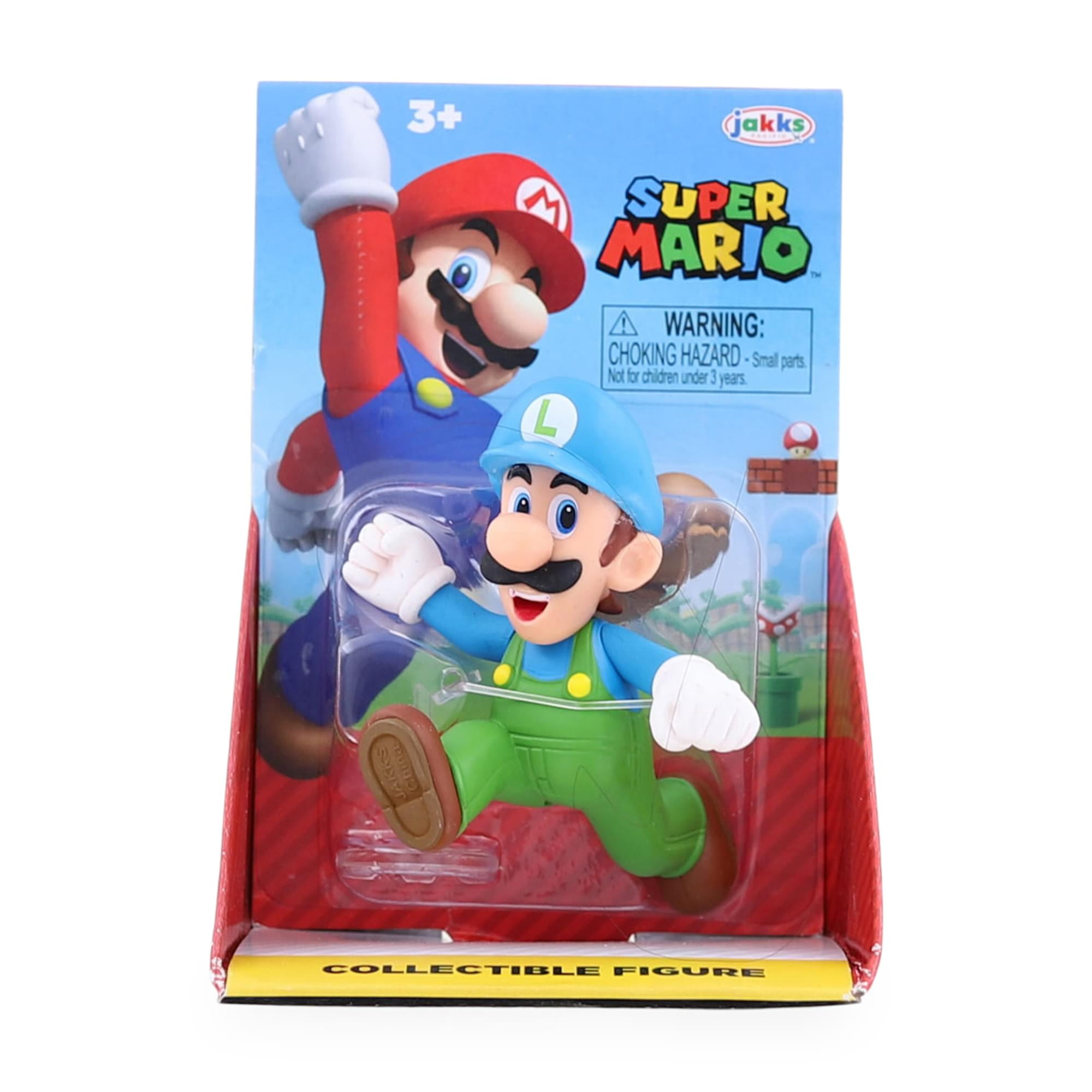 Super Mario World of Nintendo 2.5 Inch Figure | Ice Luigi - Walmart.com