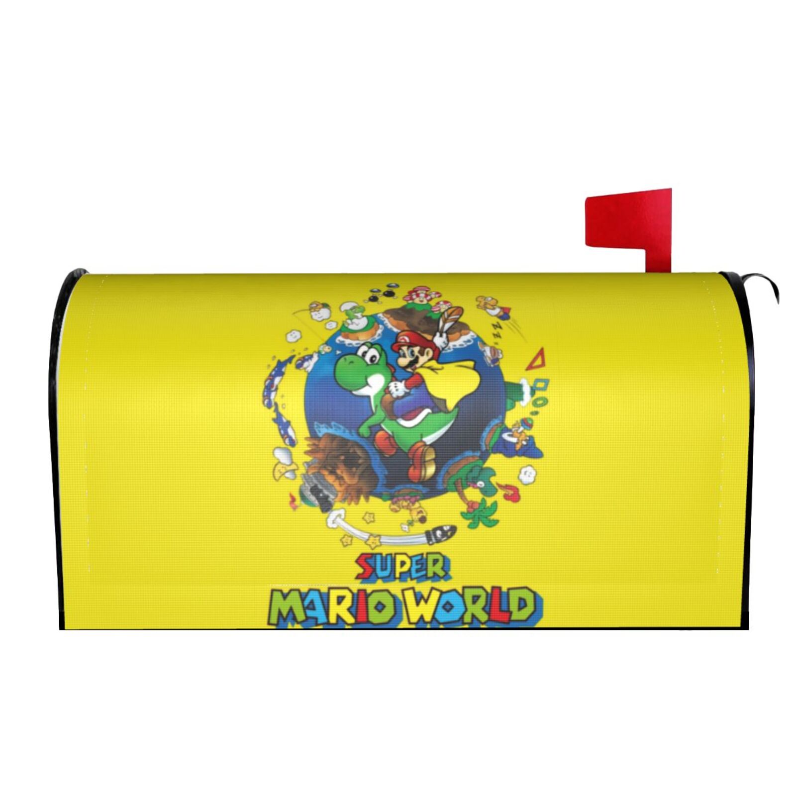 Super Mario World53 Cartoon Character Mailbox Cover Magnetic Standard ...