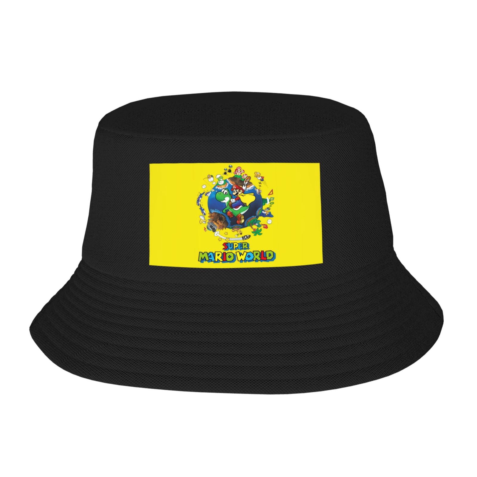 Super Mario World53adult Fisherman Bucket Hat - Unisex Cotton Sun Hat ...