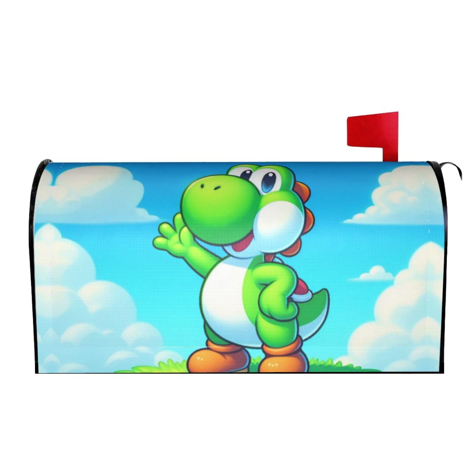 Super Mario Yoshi 36 Cartoon Character Mailbox Cover Magnetic Standard ...