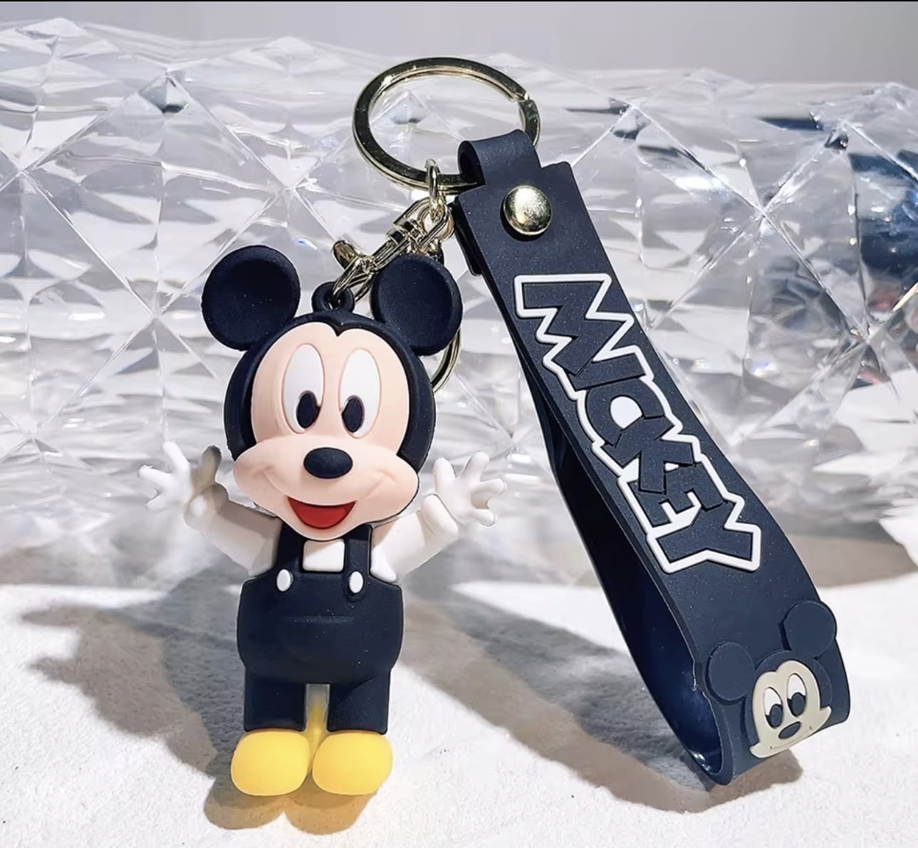 Mickey & Minnie Mouse Keychain – Cute Disney Key Ring for Backpack ...