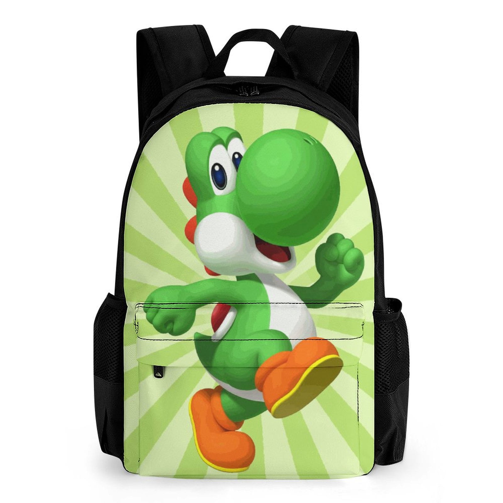 Super Mario Yoshi Casual Backpack School Bookbag Lightweight Students ...