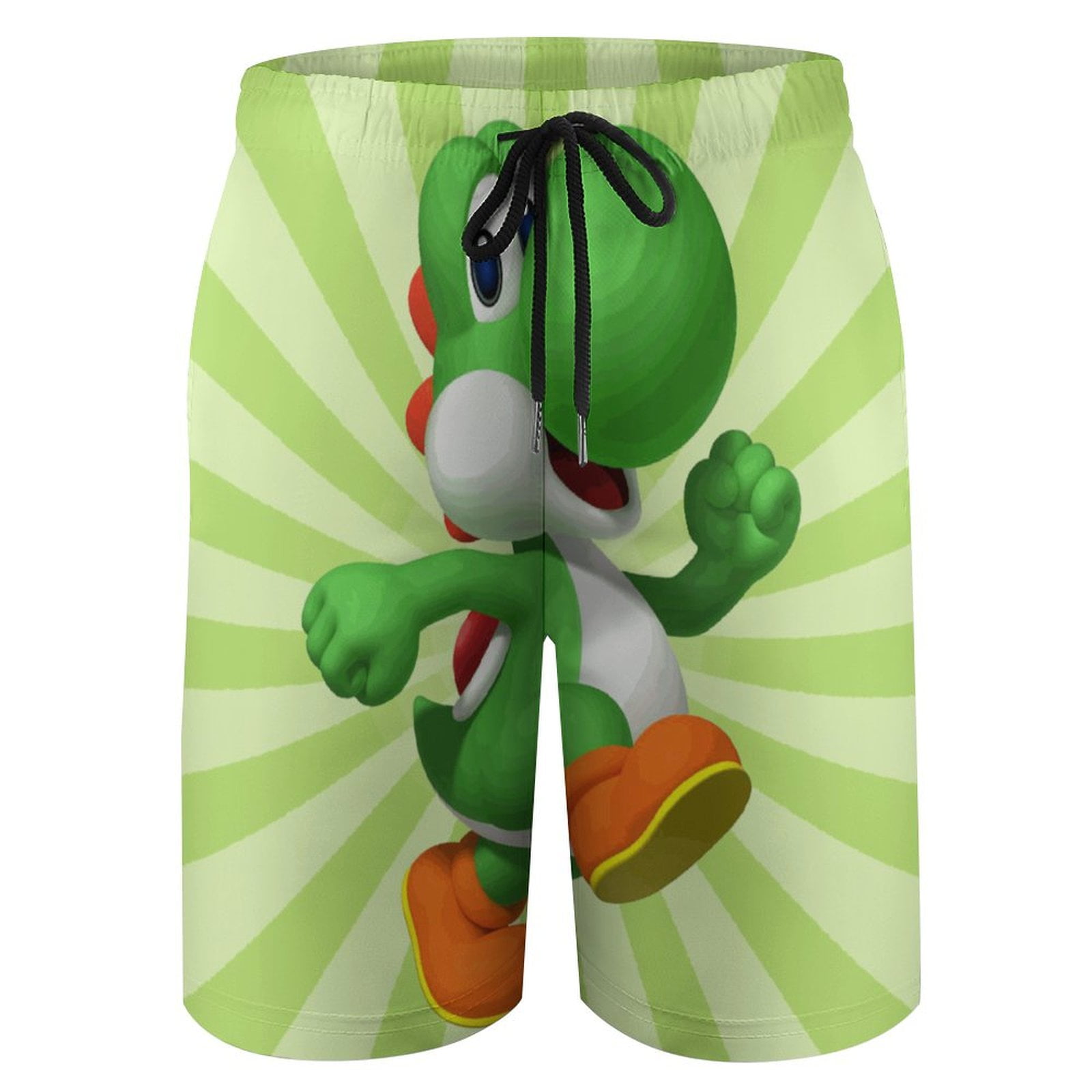 Super Mario Yoshi Children's Swim Trunks Printed Beach Board Shorts ...