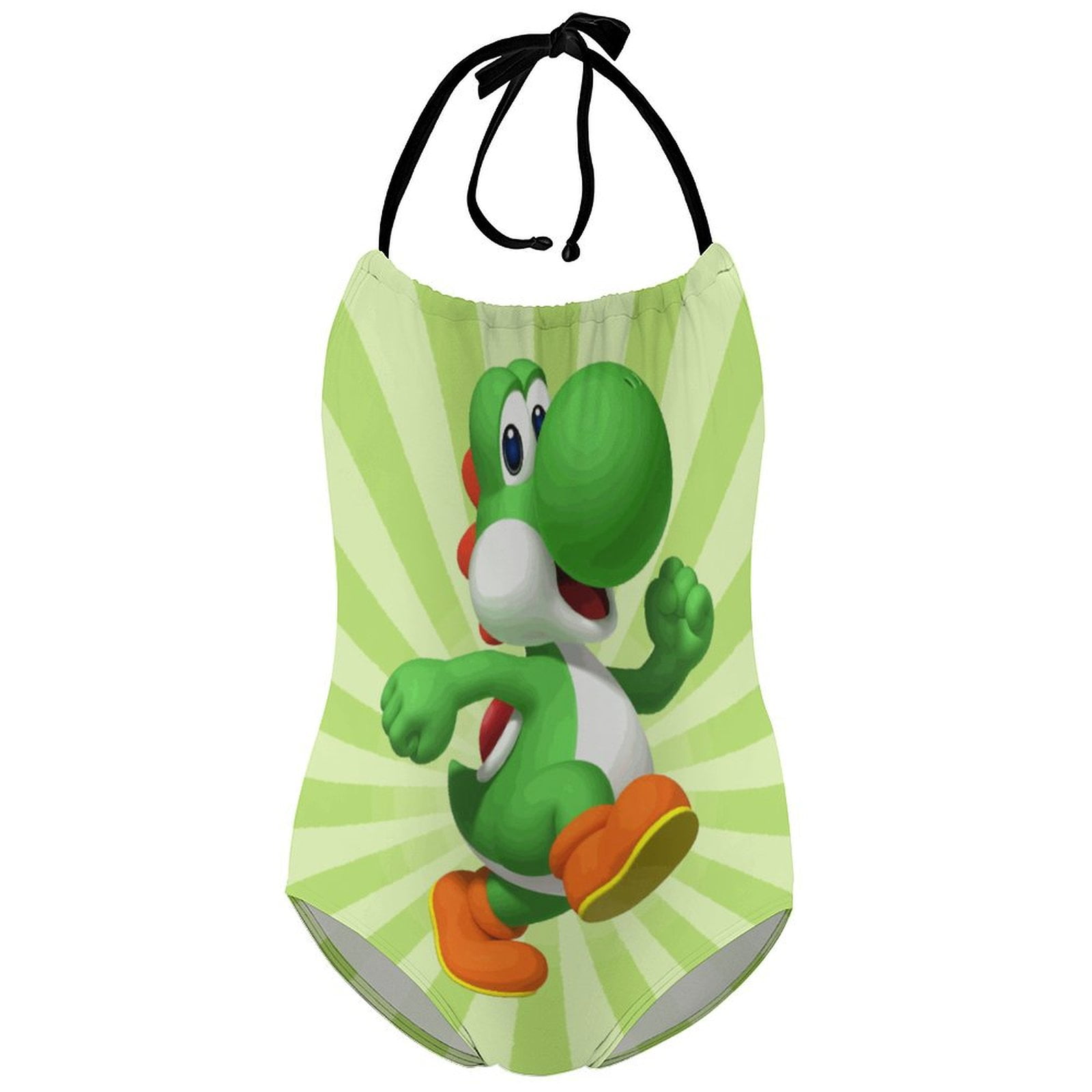 Super Mario Yoshi Girls One Piece Swimsuit Quick Dry Swimwear Print ...