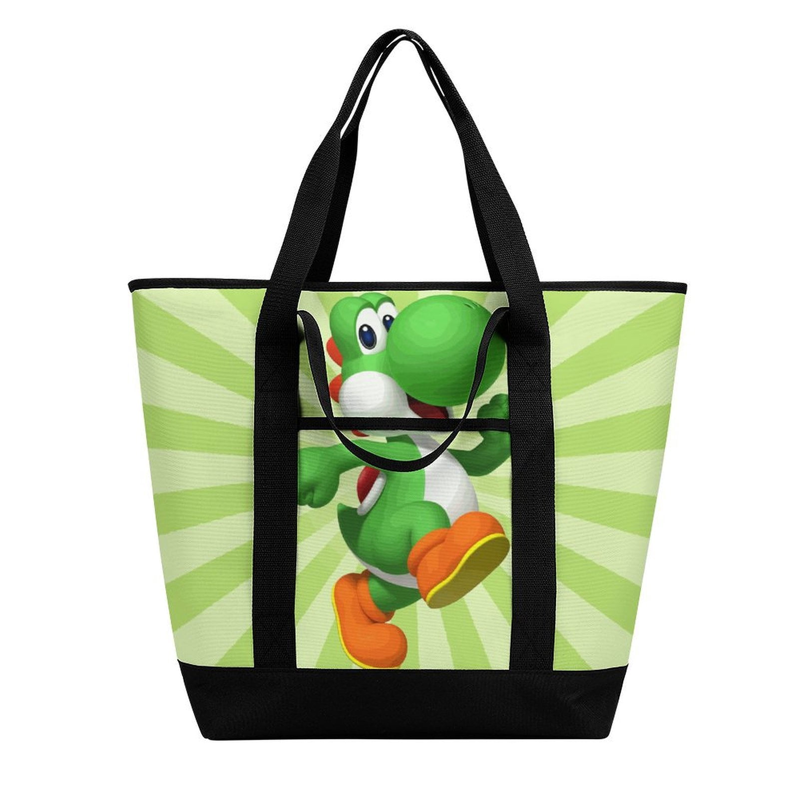 Super Mario Yoshi Insulated Shopping Bag Foldable Thermal Tote Bag ...