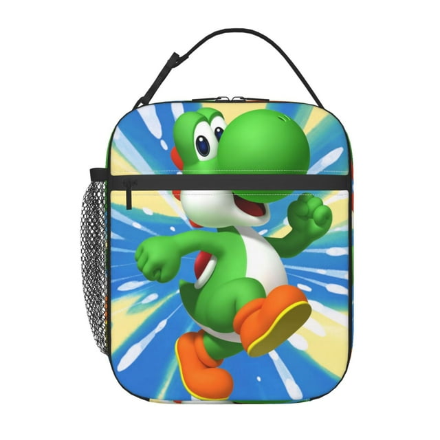 Super Mario Yoshi Lunch Bags Portable Insulated Lunch Box Organizer ...