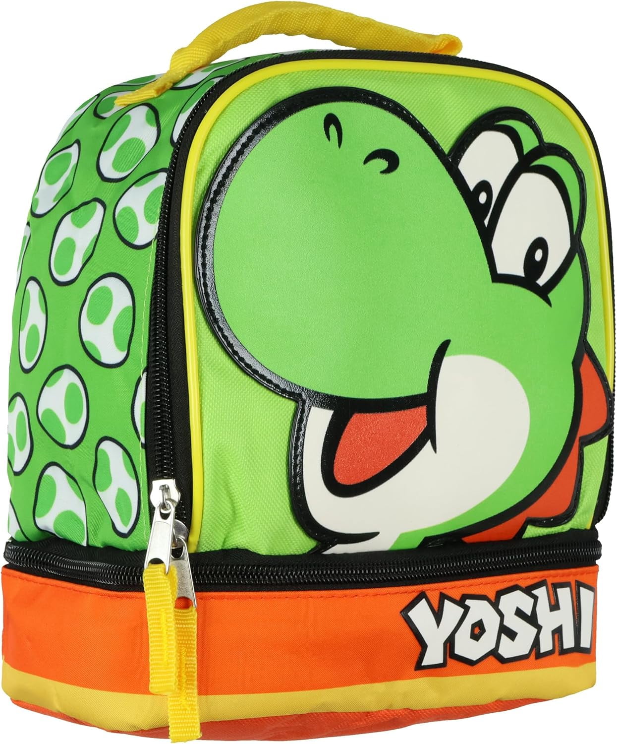 Super Mario Yoshi Lunch Box Dual Compartment Insulated Lunch Tote ...