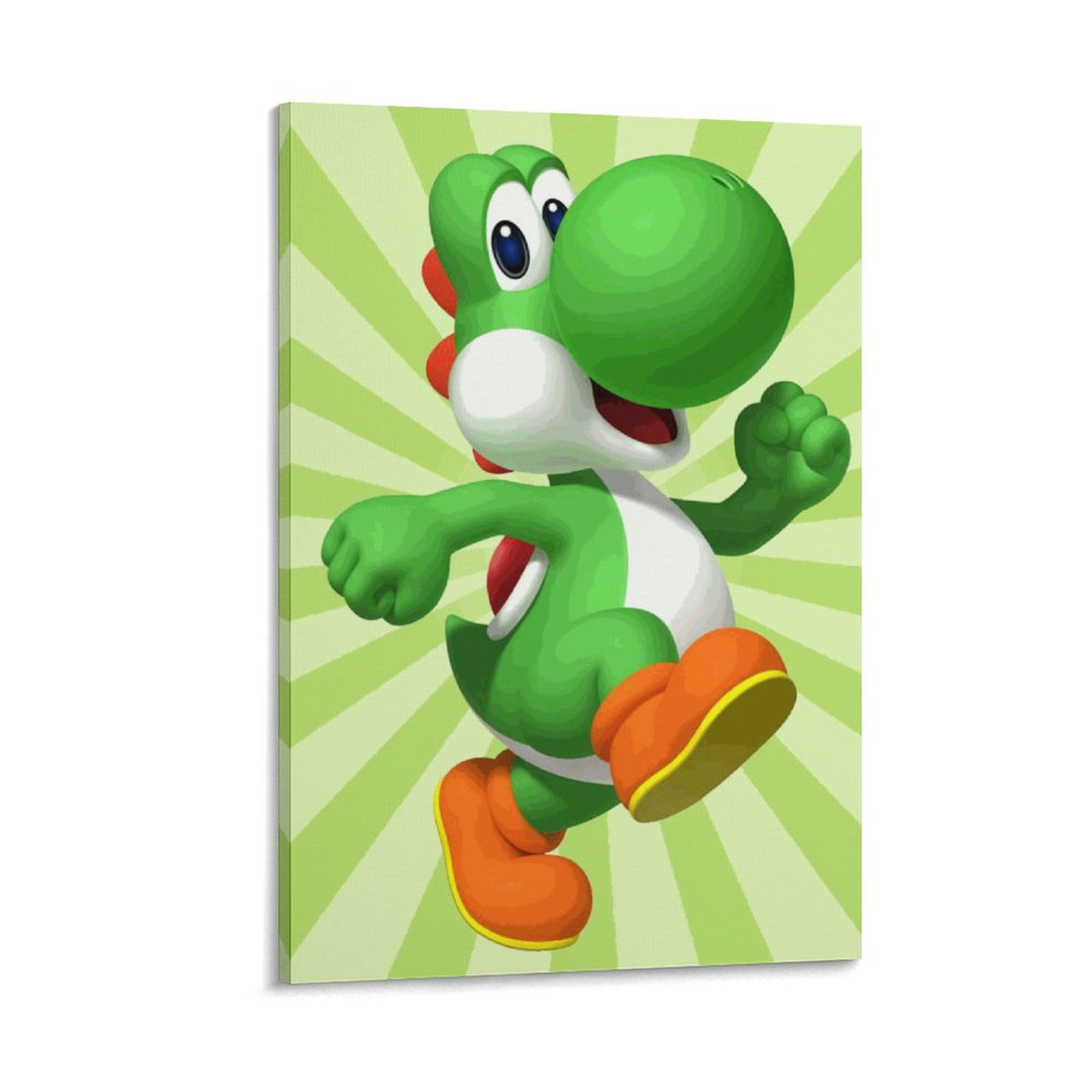 Super Mario Yoshi Paintings, 16x24inch Single Hanging Painting Home ...