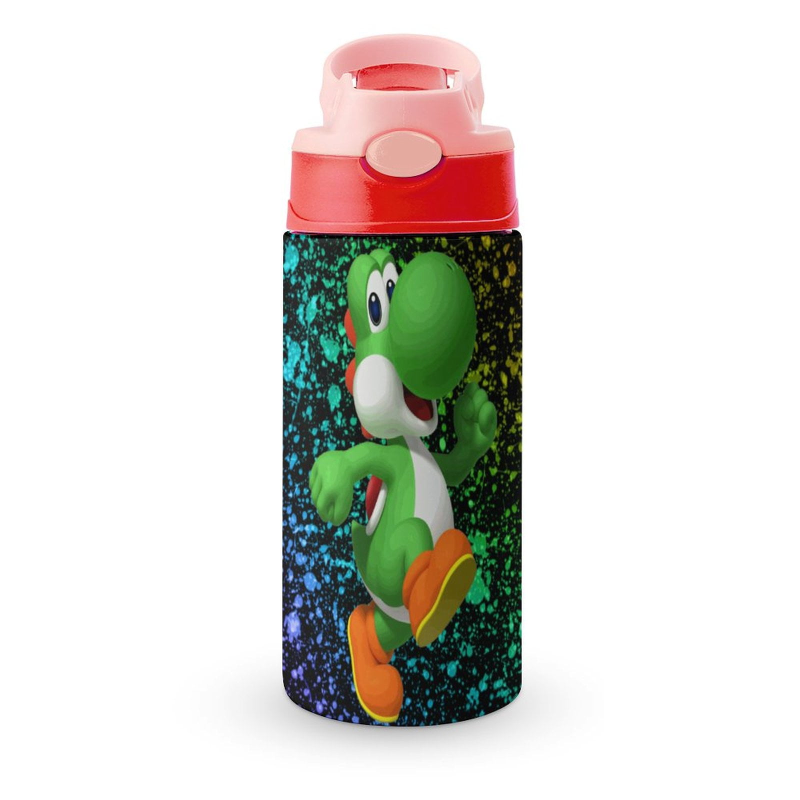 Super Mario Yoshi Portable Water Bottle Insulated Stainless Steel Water ...
