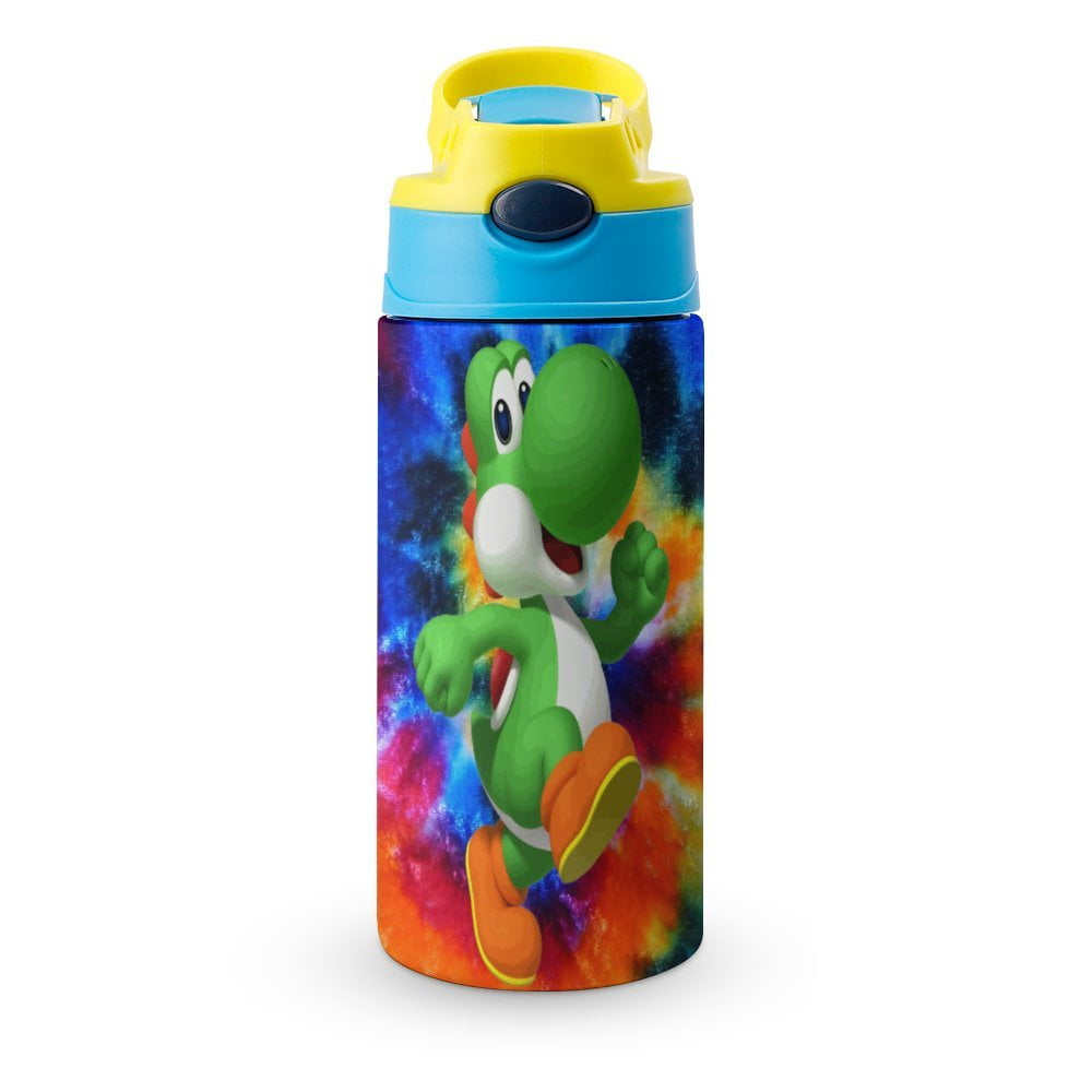 Super Mario Yoshi Portable Water Bottle Insulated Stainless Steel Water ...