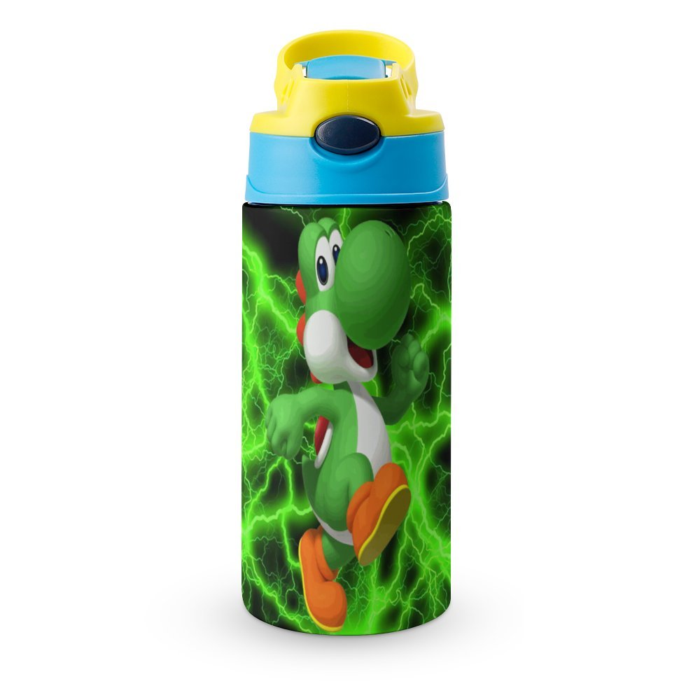 Super Mario Yoshi Portable Water Bottle Insulated Stainless Steel Water ...