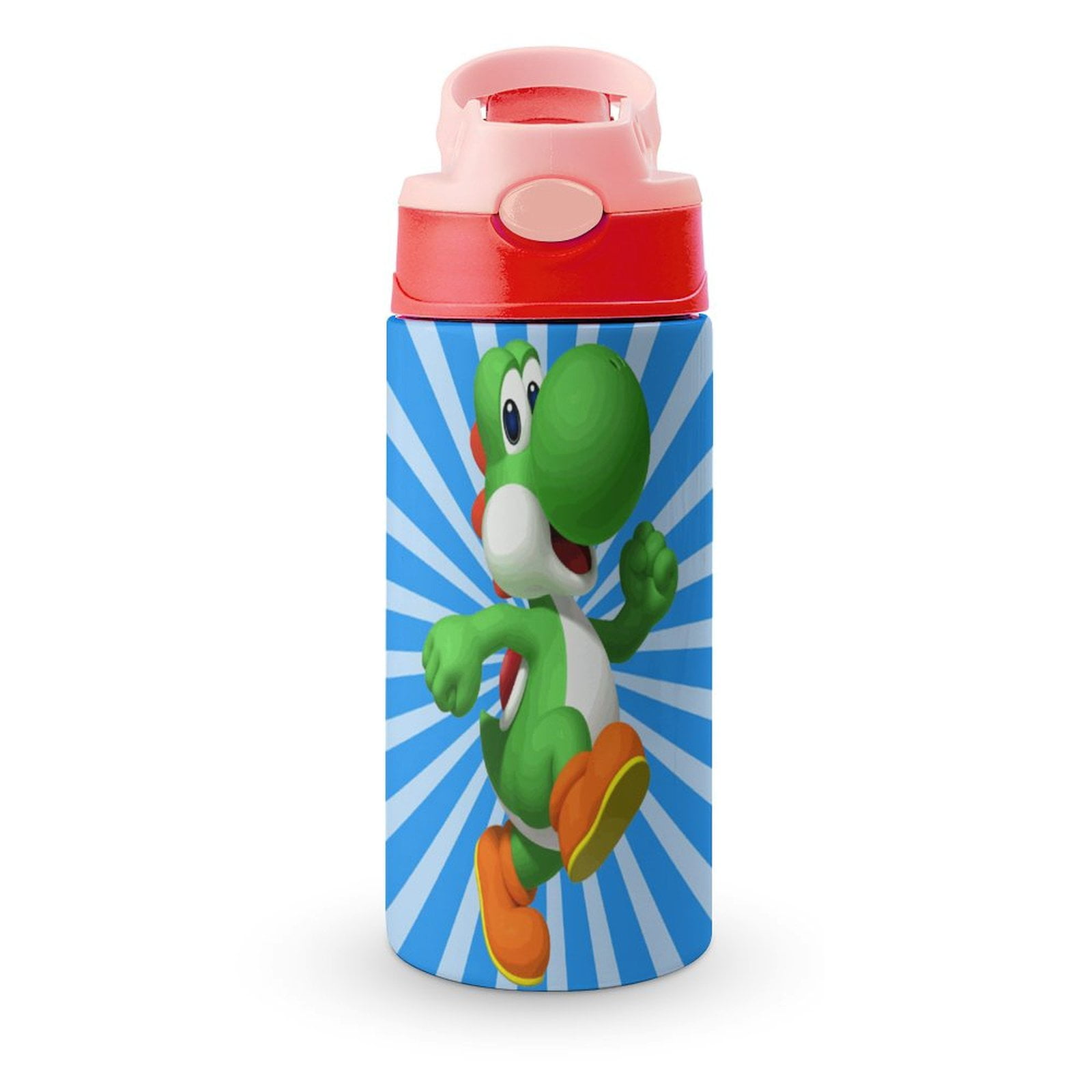 Super Mario Yoshi Portable Water Bottle Insulated Stainless Steel Water ...
