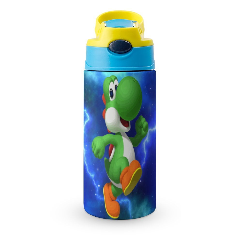 Super Mario Yoshi Portable Water Bottle Insulated Stainless Steel Water ...