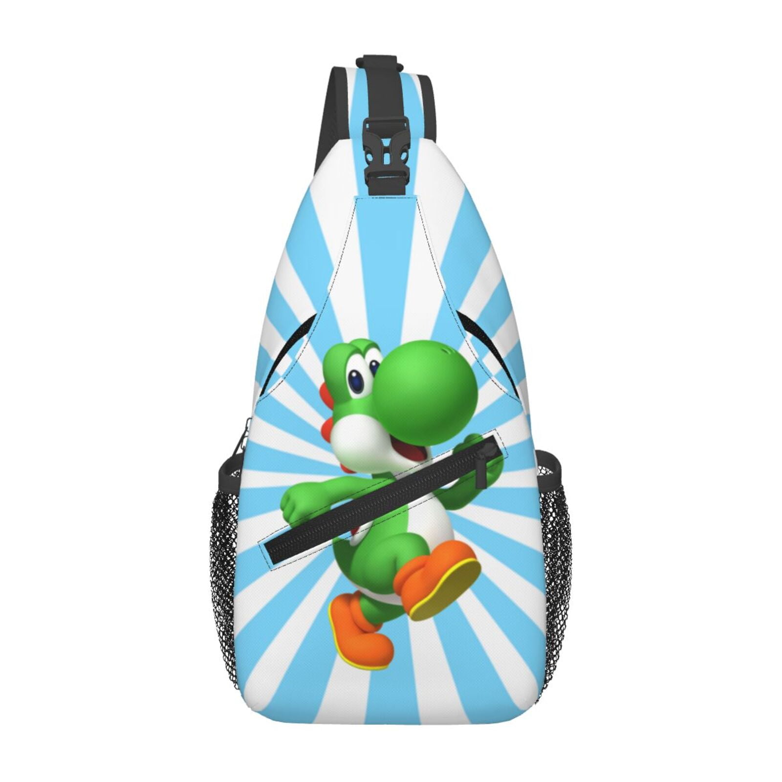Super Mario Yoshi Sling Bag Unisex Crossbody Backpack Casual Cross ...