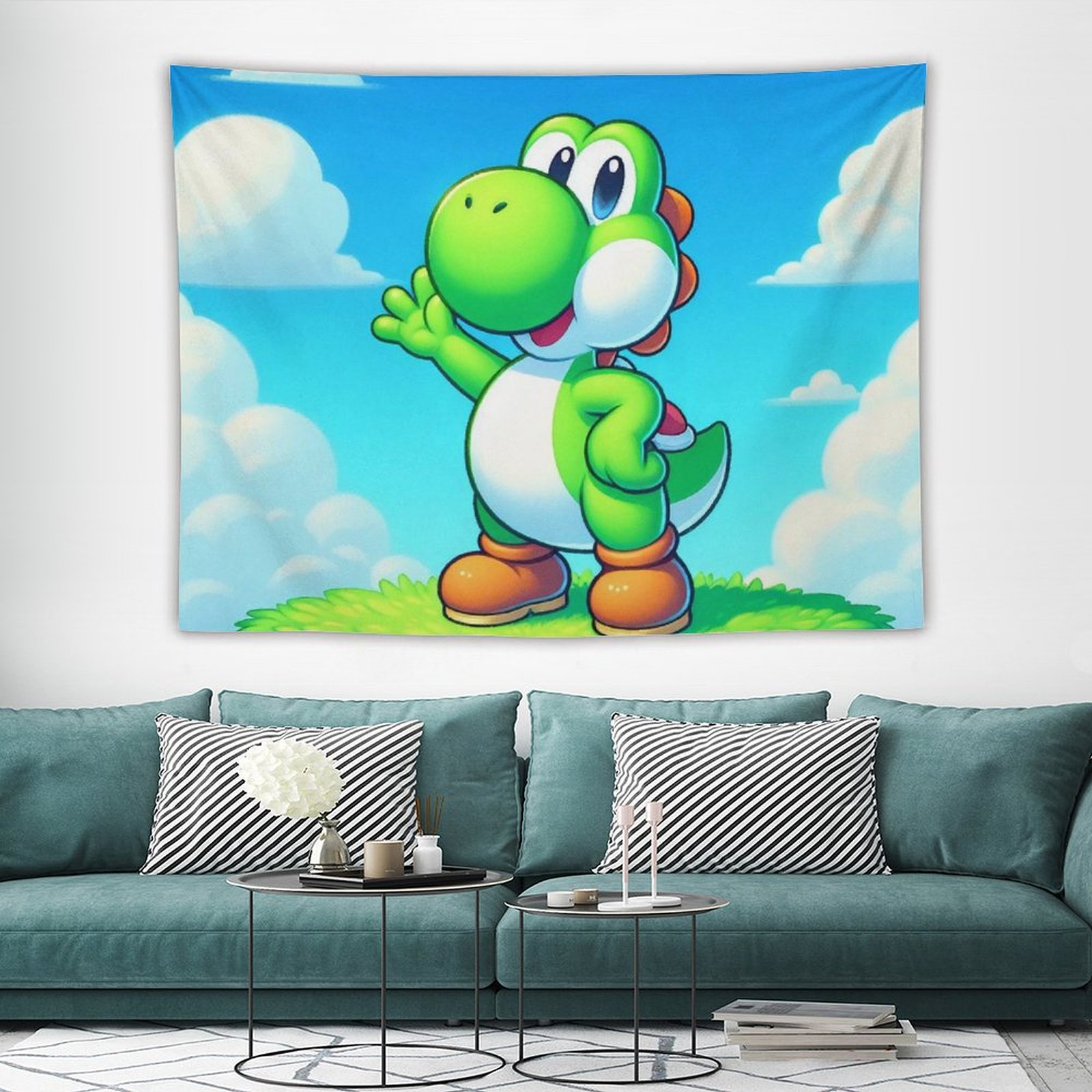 Super Mario Yoshi Tapestry,Super Mario Yoshi Wall Tapestry,Tapestry for ...