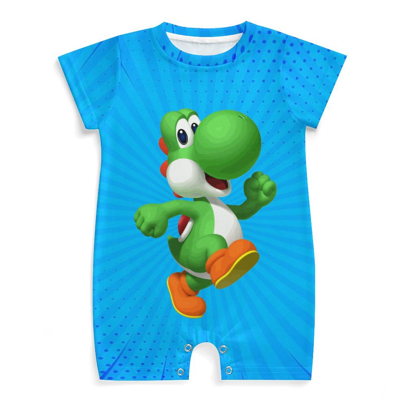 Super Mario Yoshi Unisex Baby Boy Girl Jumpsuit Romper Bodysuit ...