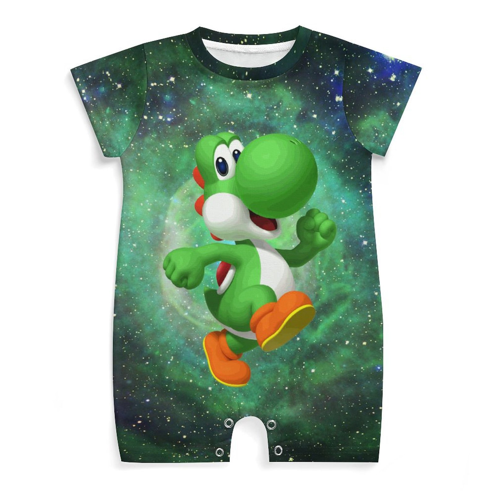 Super Mario Yoshi Unisex Baby Boy Girl Jumpsuit Romper Bodysuit ...