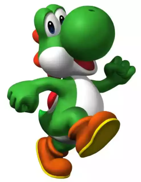 Super Mario Yoshi Walking Sticker Phone Decal Water Bottle Stickers Car ...