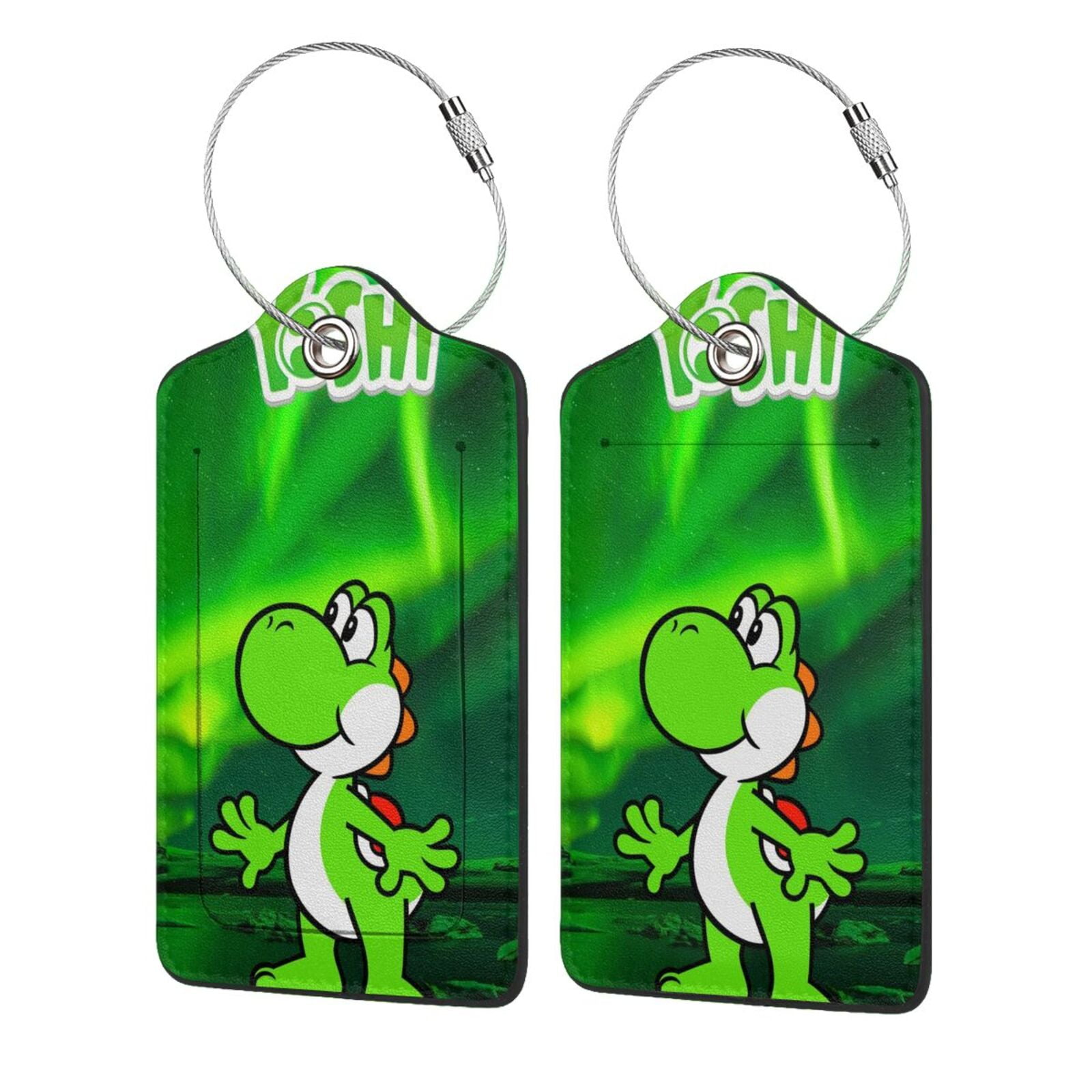 Super Mario Yoshi Wallpaper Luggage Tags for Suitcases Travel ID ...