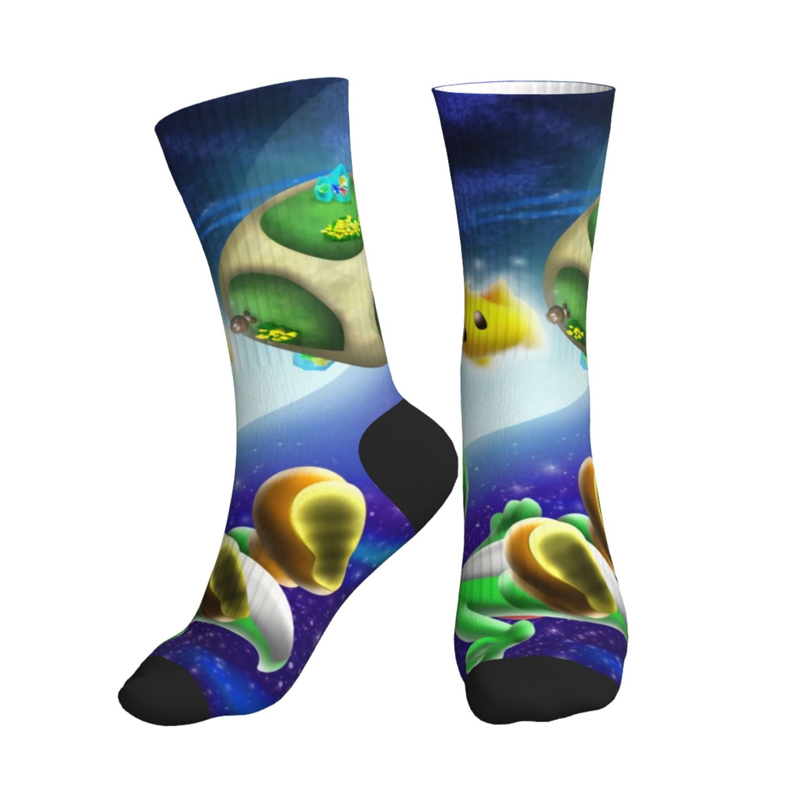 Super Mario Yoshi55 Crew Socks, Funky Silky Comfort Socks For Men Women ...