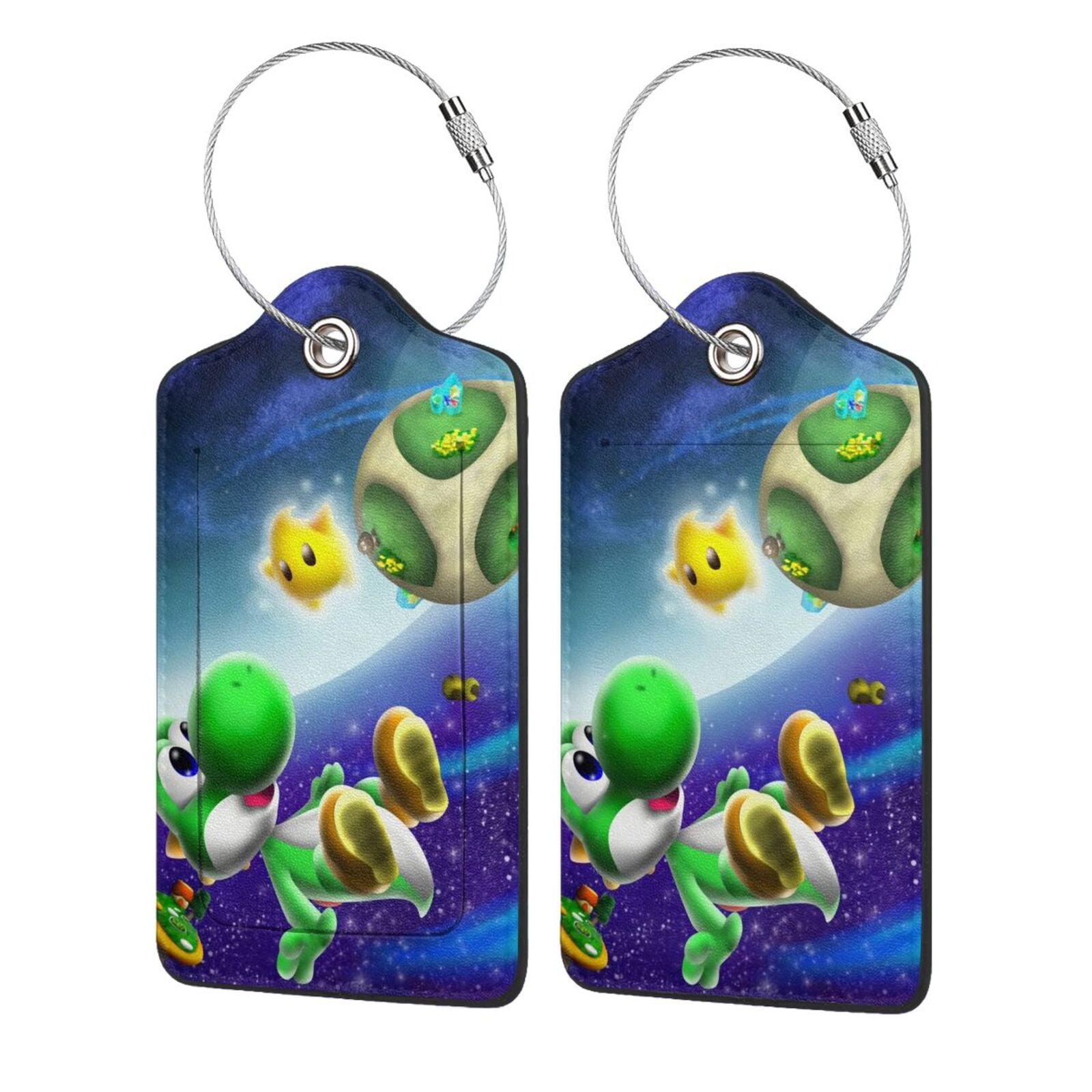 Super Mario Yoshi55 Luggage Tags for Suitcases Travel ID Identification ...