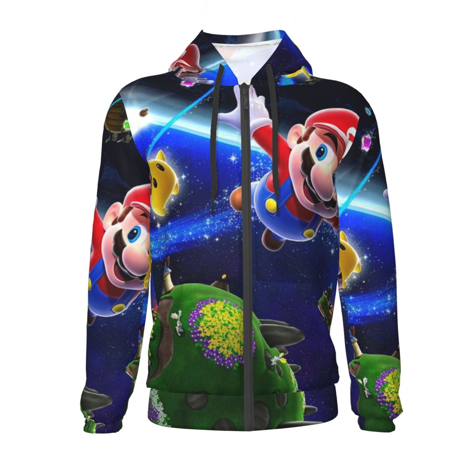Super Mario Youth Hoodies Teenage Zipper Sweatshirt Winter Jackets 3D ...