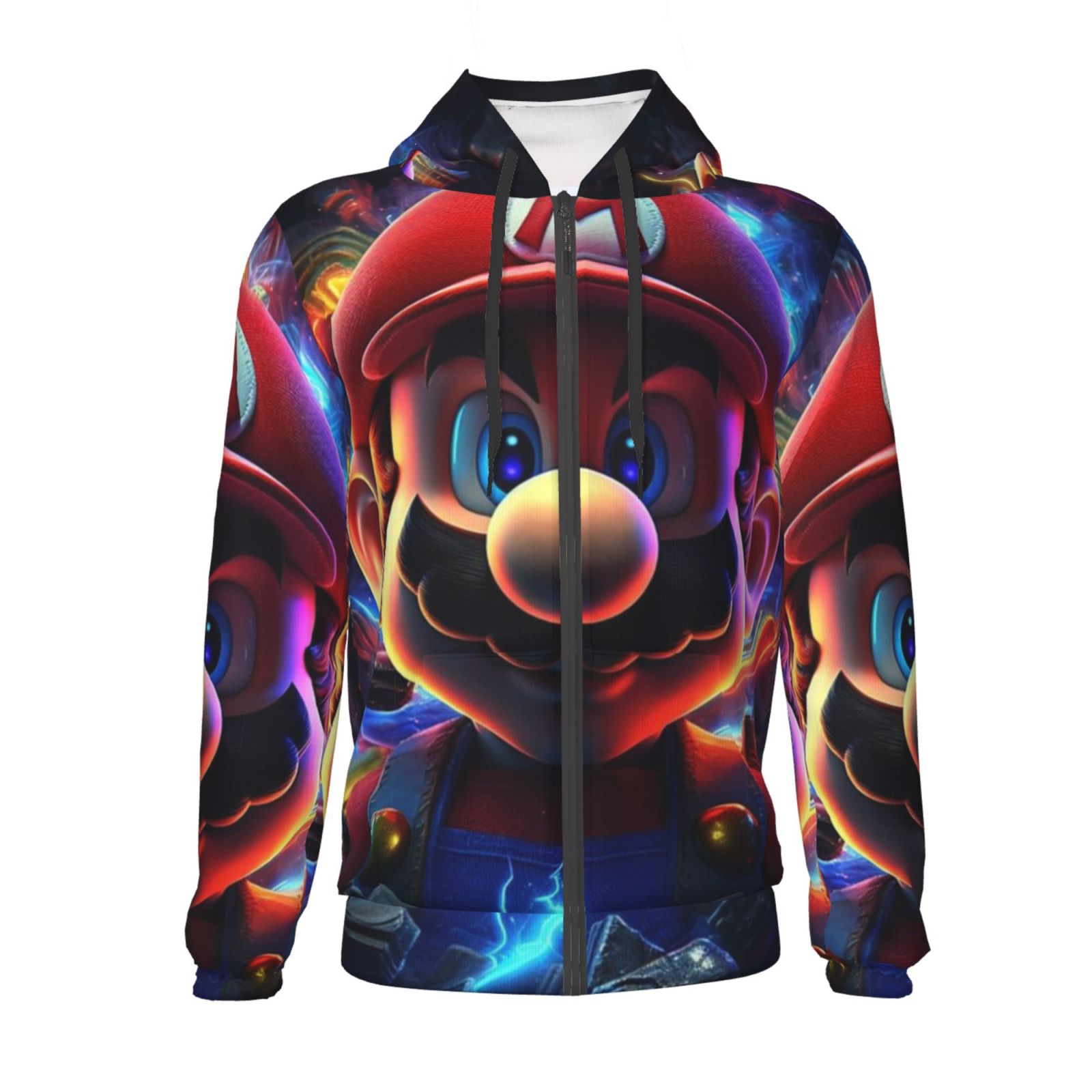 Super Mario Youth Hoodies Teenage Zipper Sweatshirt Winter Jackets 3D ...