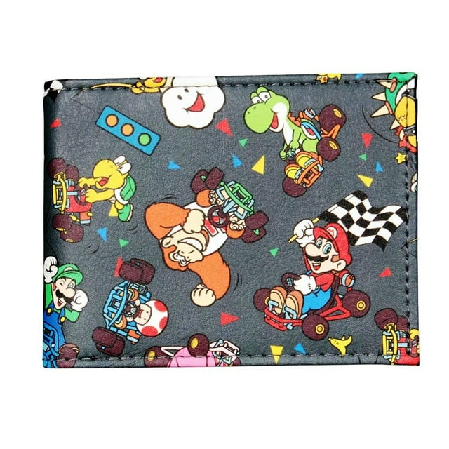 Super Mario and Friends Bi-Fold Wallet - Walmart.com