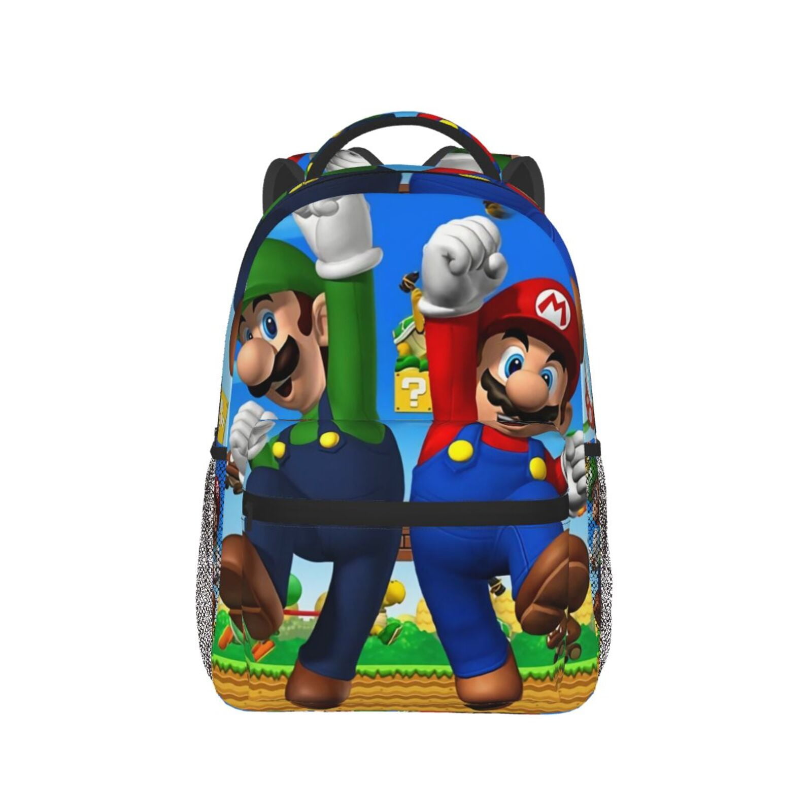 Super Mario and Luigi Backpack,Daypack Cute Cartoon Travel Backpack ...