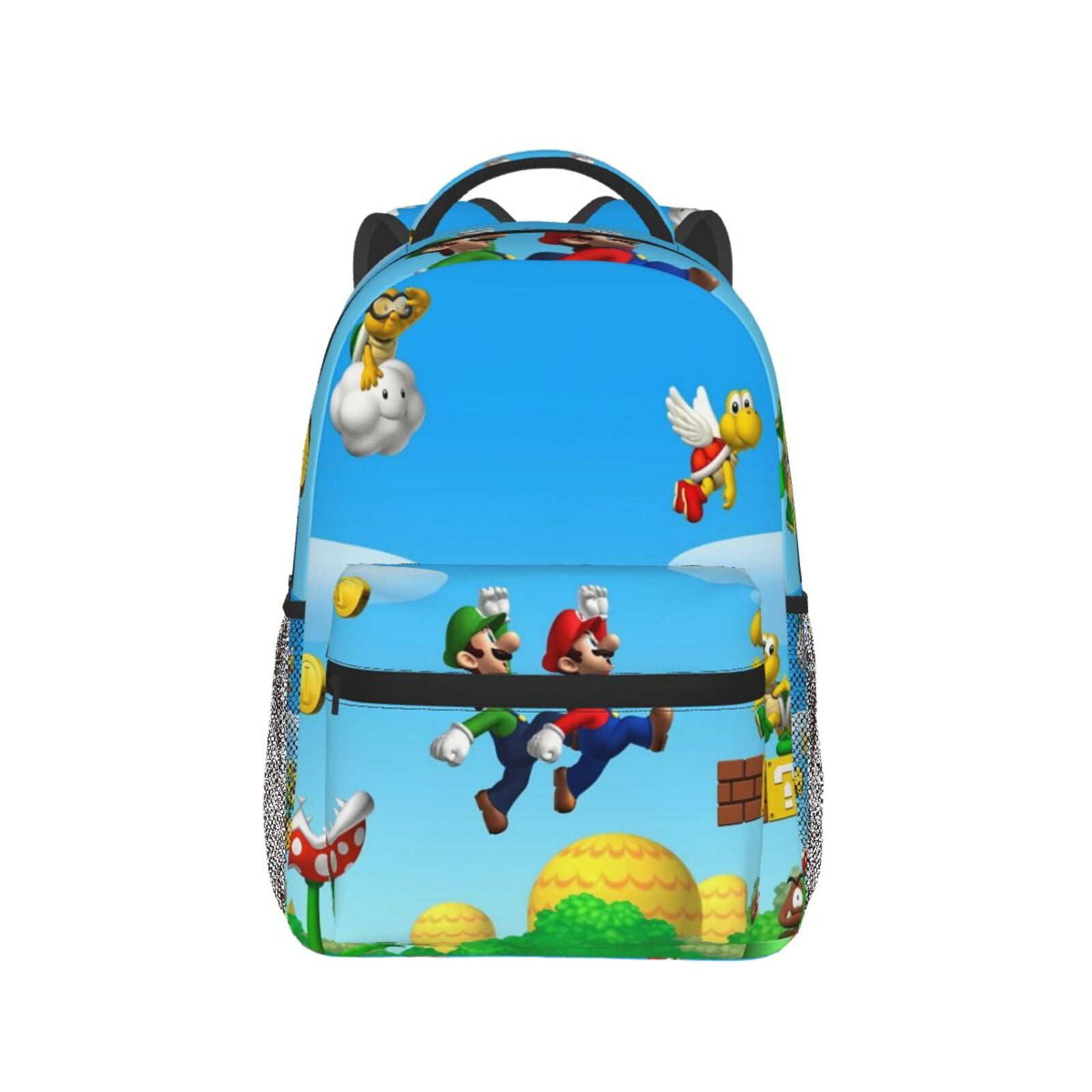 Super Mario and Luigi Backpack,Polyester Travel Backpack for Women Men ...