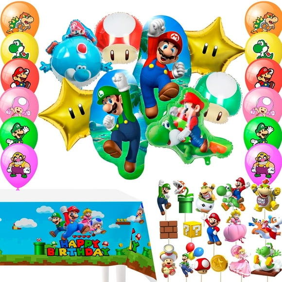 Mario Brothers Birthday Party Supplies