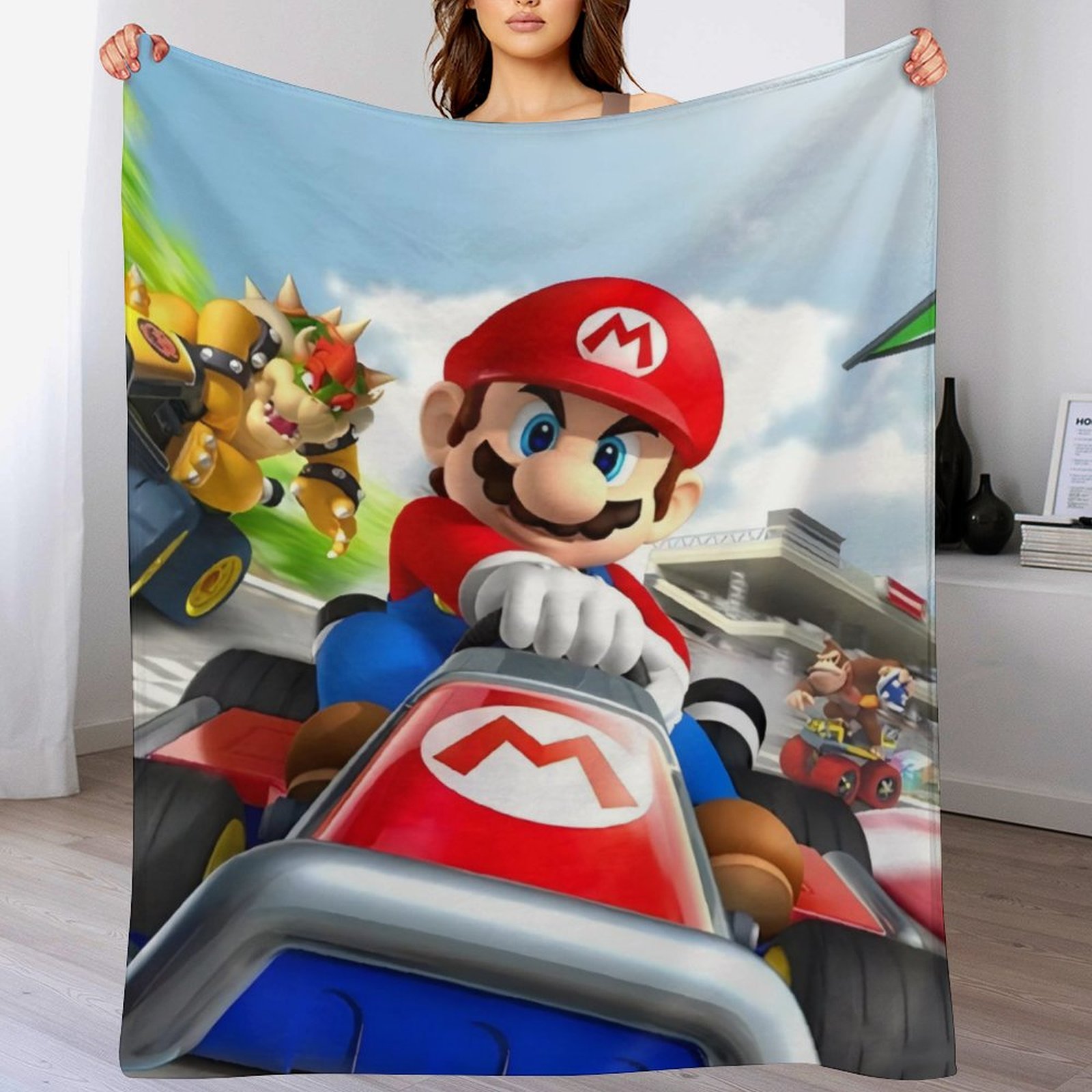 Super Mario blanket soft sofa blanket travel rest blanket suitable for ...