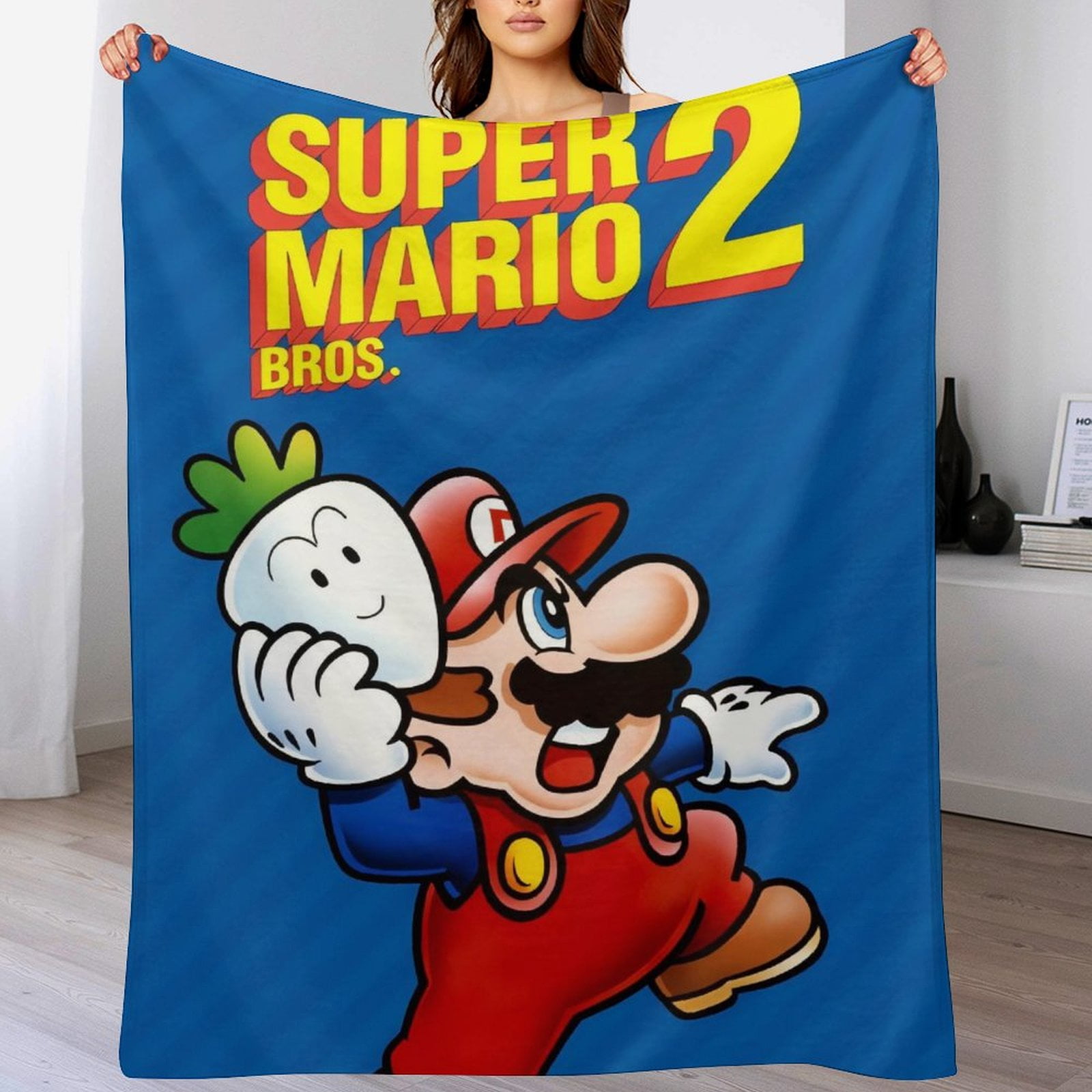 Super Mario blanket soft sofa blanket travel rest blanket suitable for ...