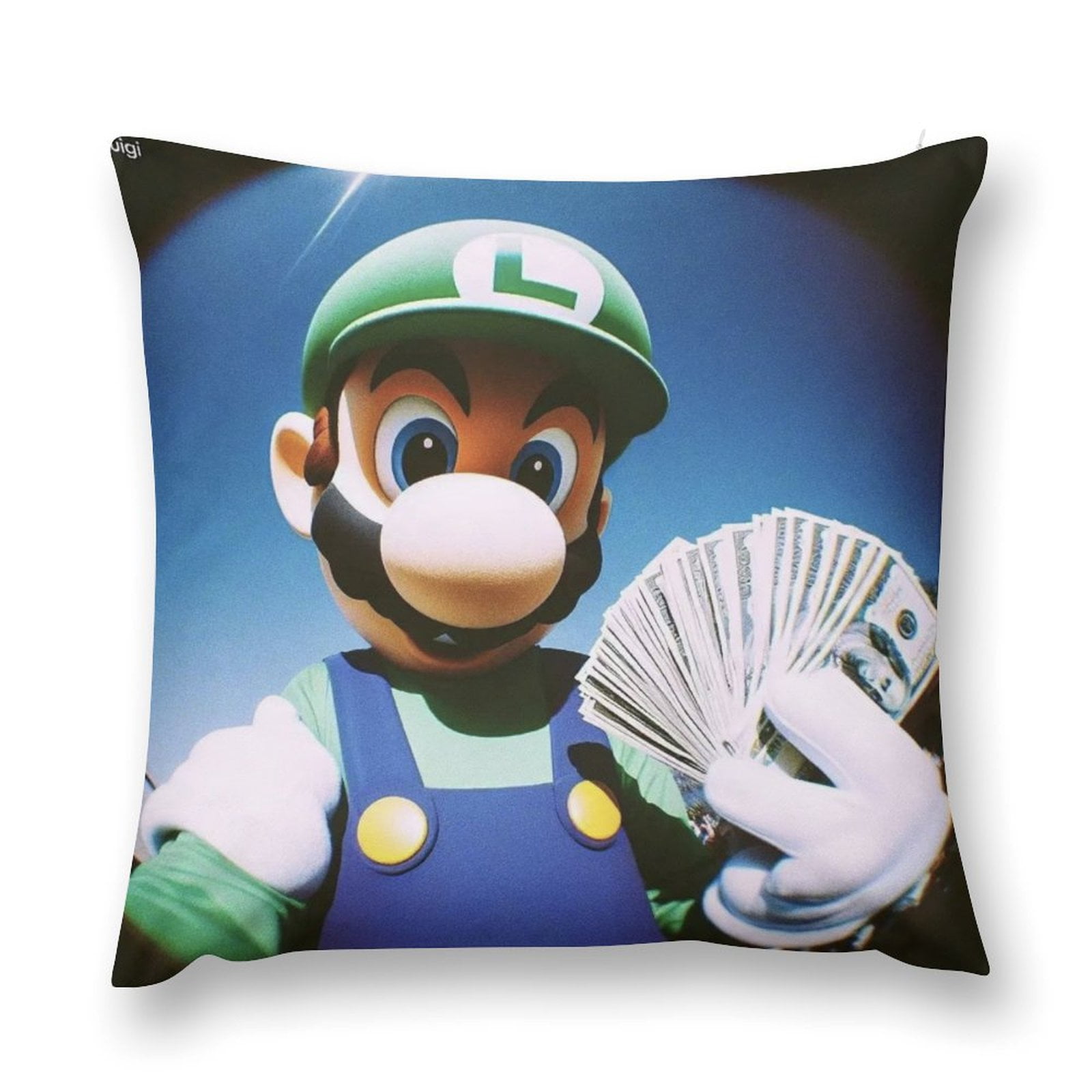 Super Mario cartoon sofapillowcasesoft hug pillowcase 2 PCS26 "x26 ...