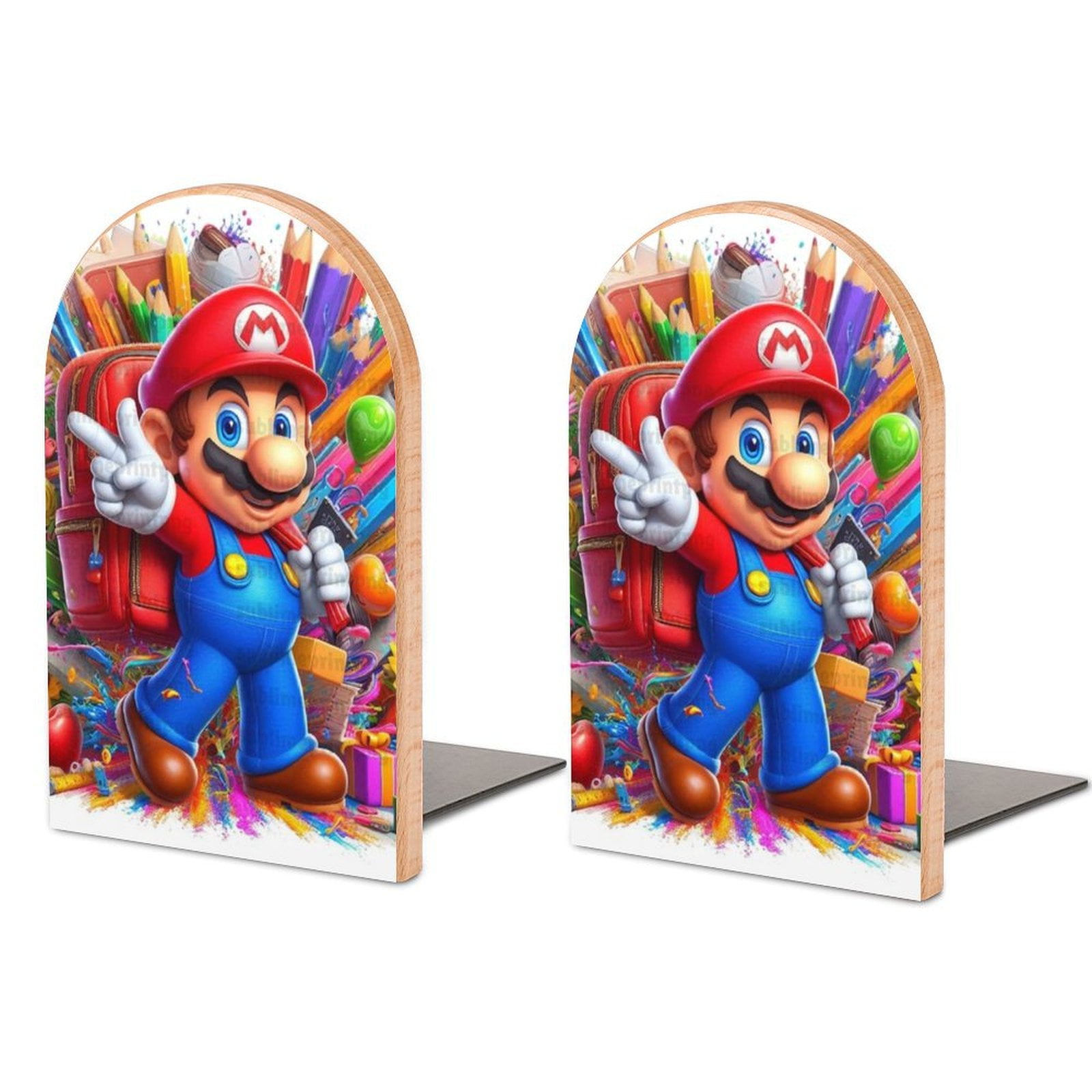 Super Mario kids bookends for shelves - Walmart.com