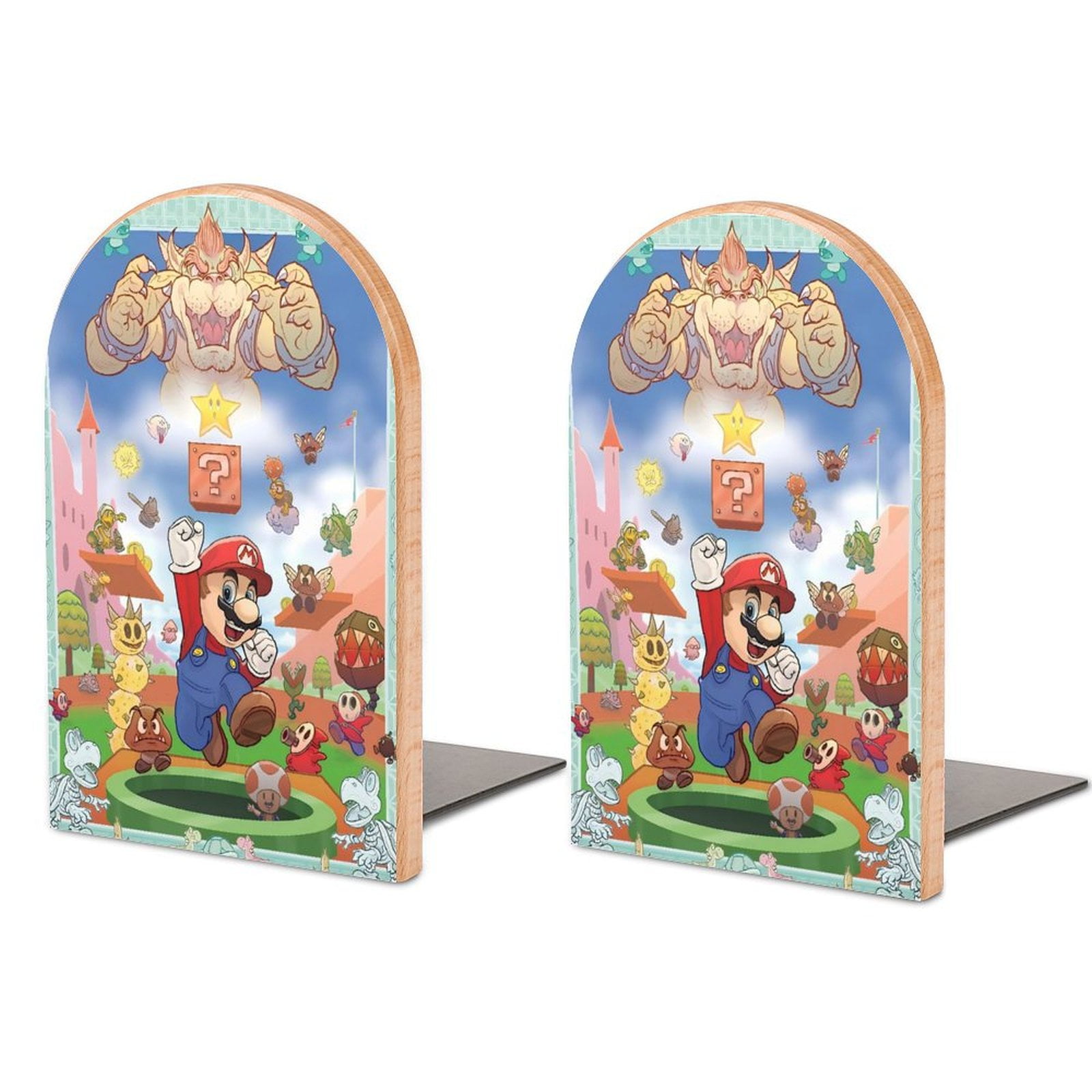Super Mario kids bookends for shelves - Walmart.com