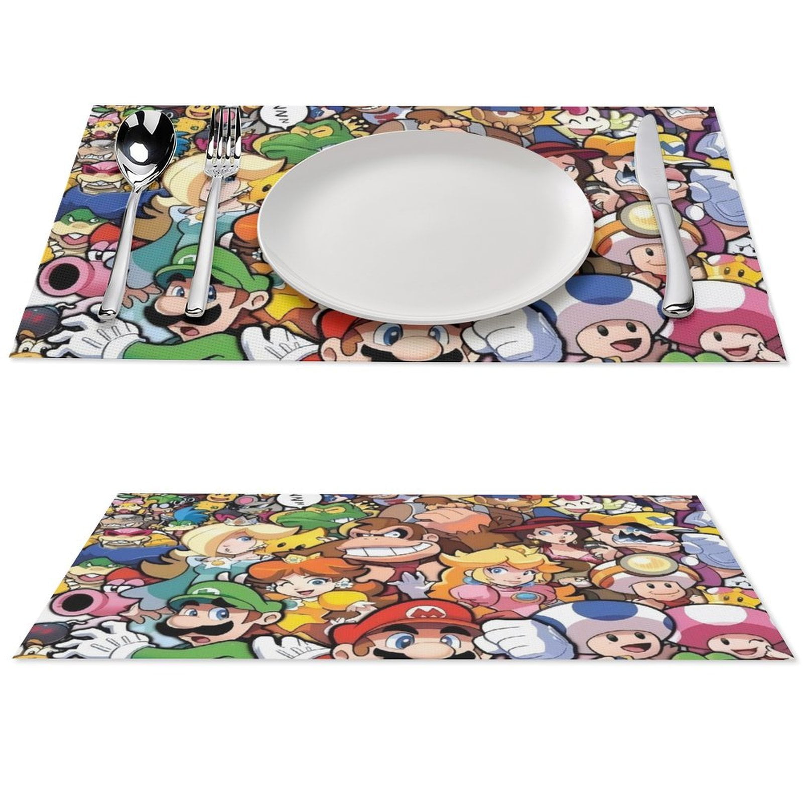 Super Mario kids plastic waterproof placemat 2 PCS - Walmart.com