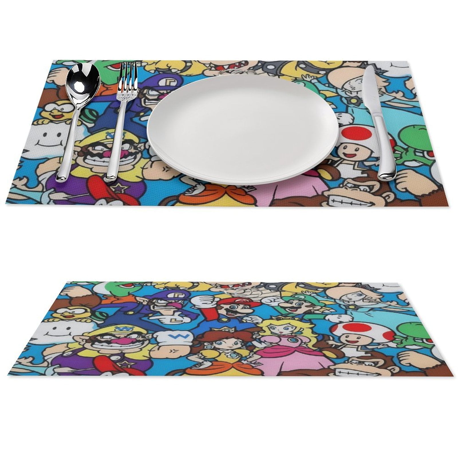 Super Mario kids plastic waterproof placemat 2 PCS - Walmart.com