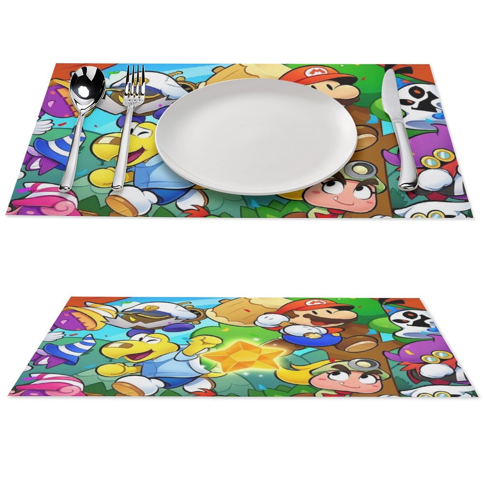 Super Mario kids plastic waterproof placemat 2 PCS - Walmart.com
