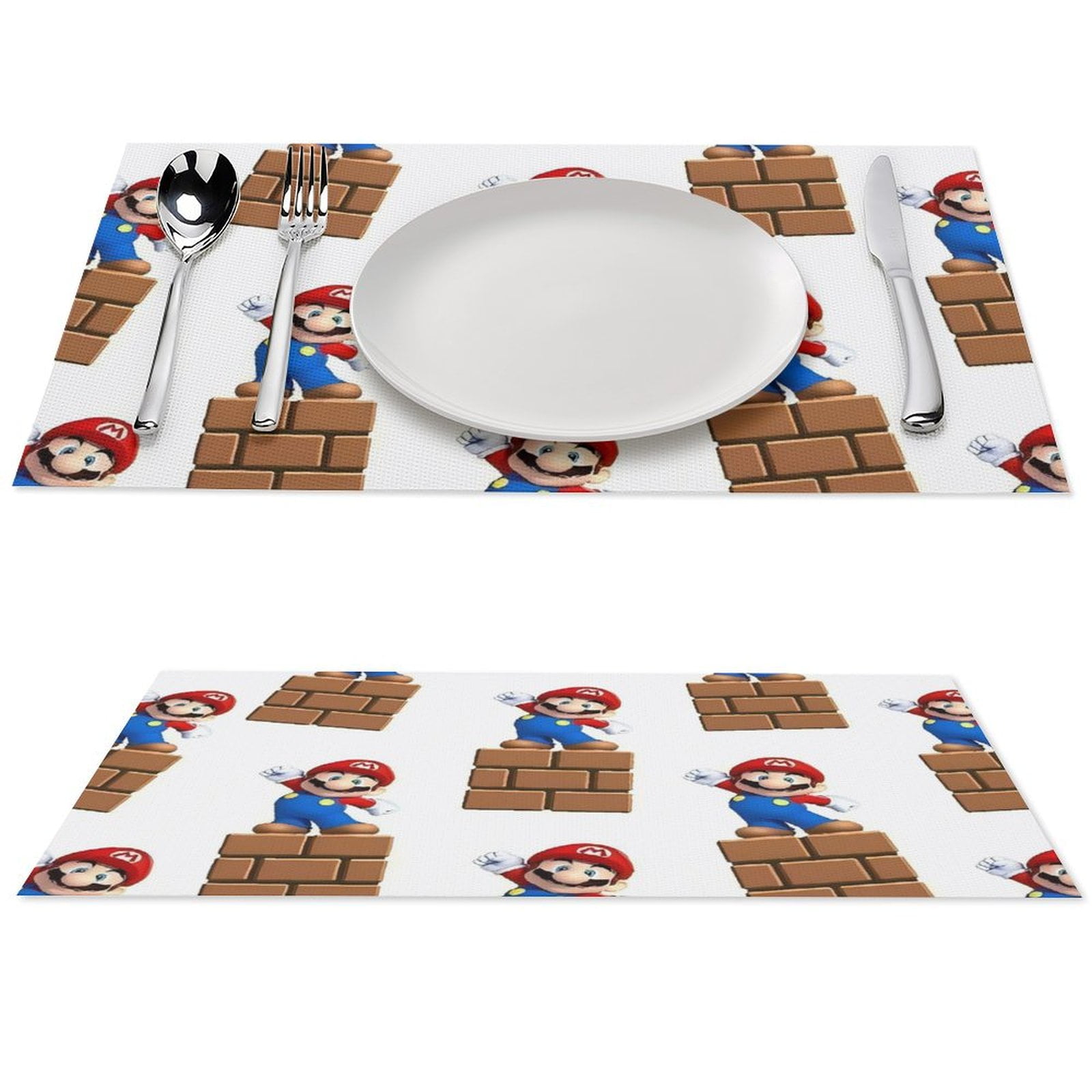 Super Mario kids plastic waterproof placemat 2 PCS - Walmart.com