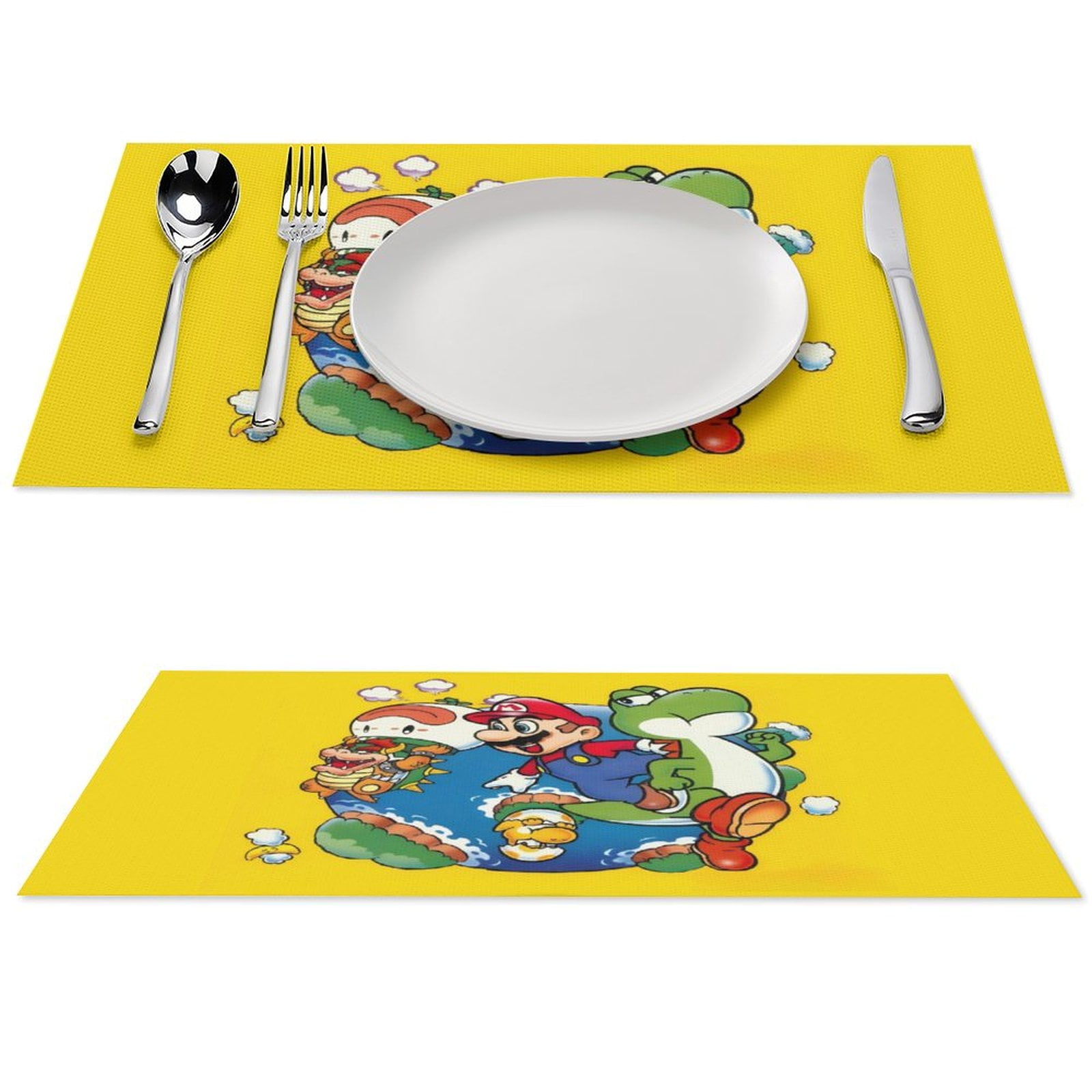 Super Mario kids plastic waterproof placemat 2 PCS - Walmart.com