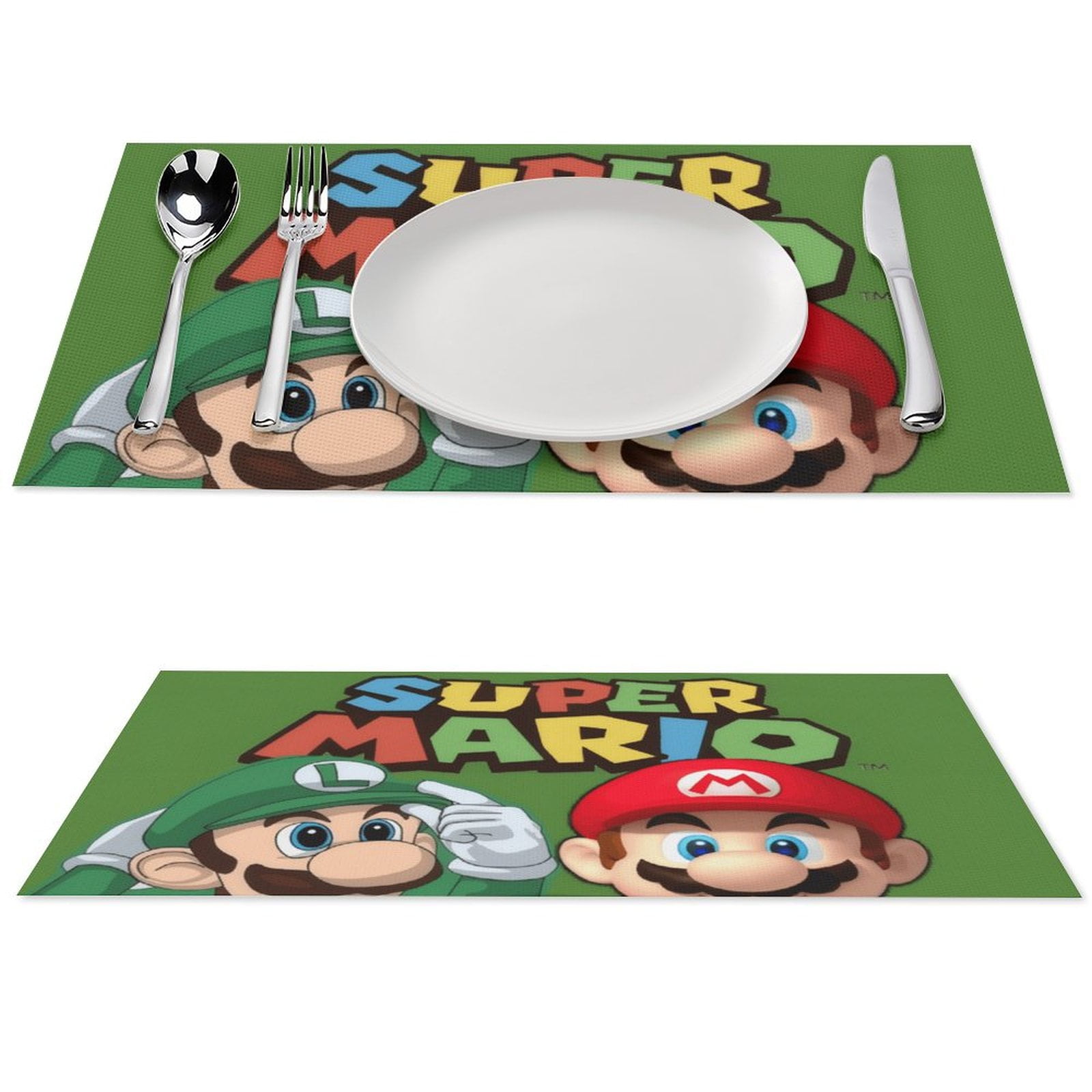 Super Mario kids plastic waterproof placemat 6 PCS - Walmart.com
