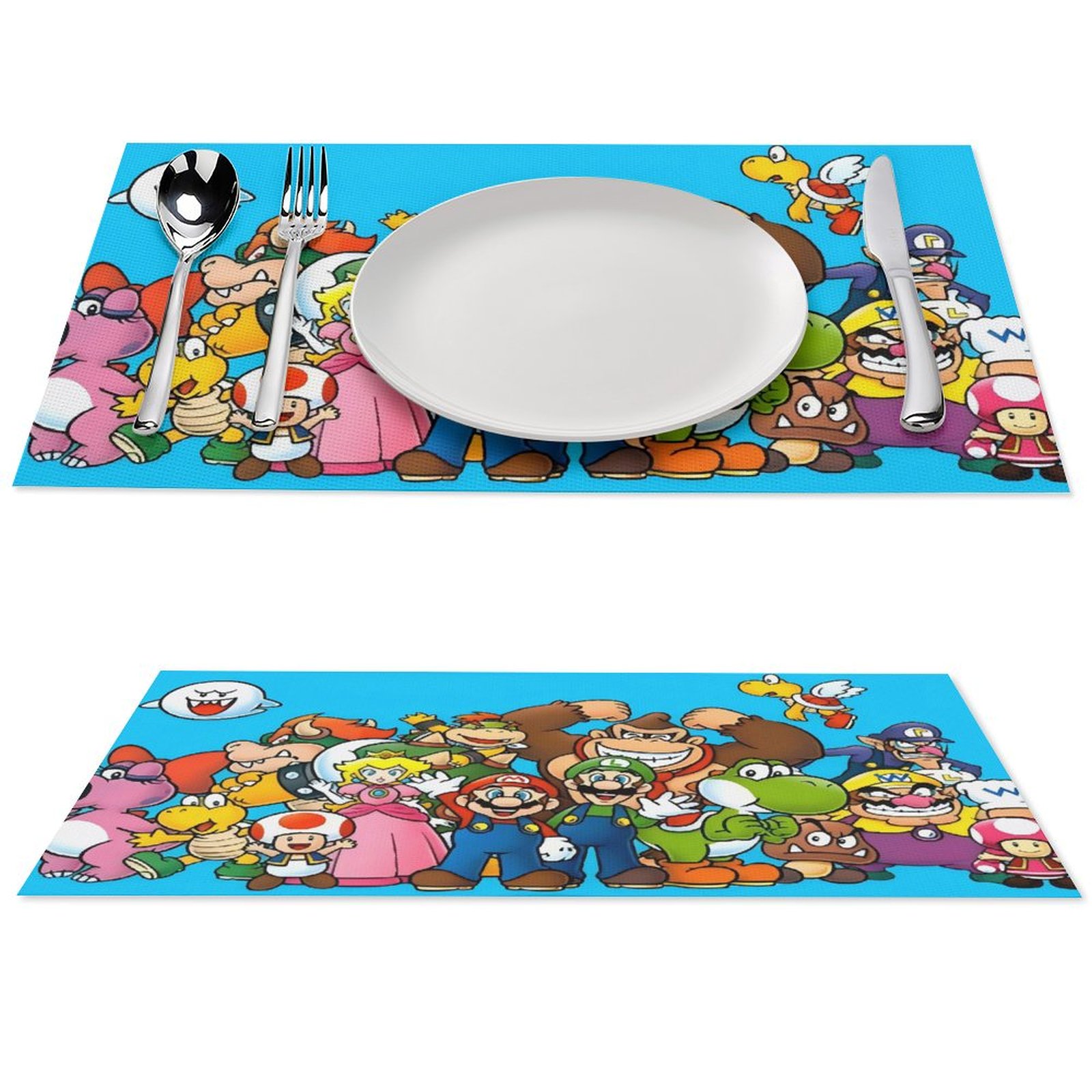 Super Mario kids plastic waterproof placemat 6 PCS - Walmart.com