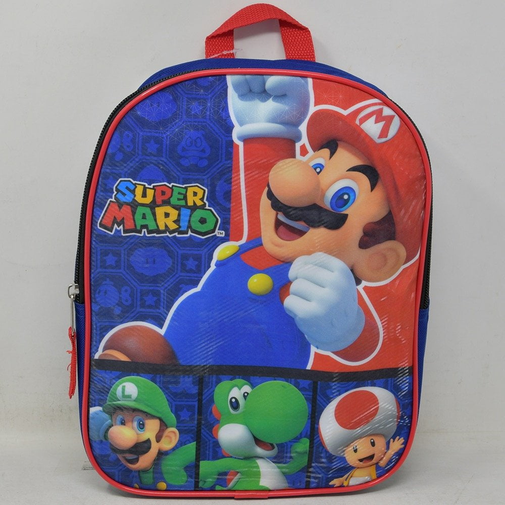 Super Mario luigi, yoshi, toad 11" Mini Backpack- MPB2JKDSMBIR00 ...