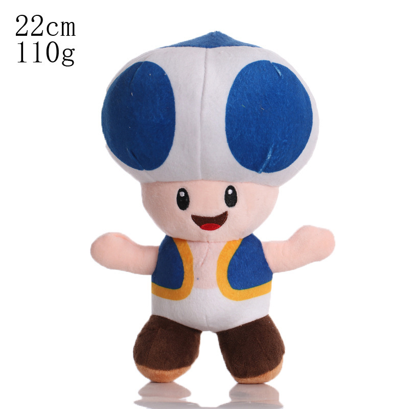 Super Mario plush Mary Mario Mushroom Plush Doll 8 Inch Grabber Doll ...