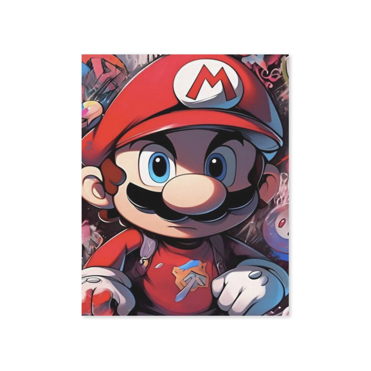 Super Mario poster Wall Art -Bedroom Paintings Frameless Paintings ...