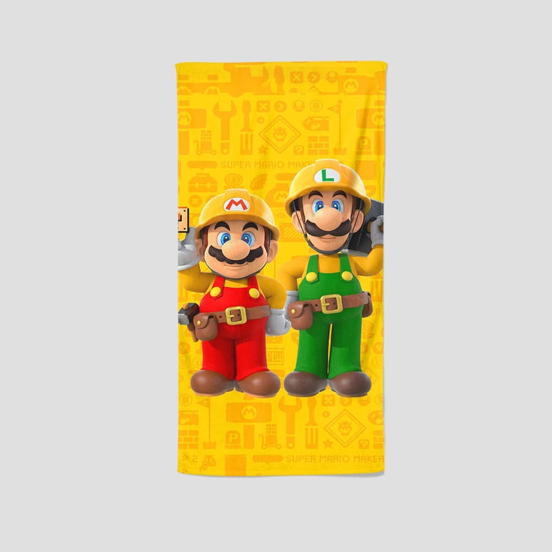 Super Mario's has designed a distinctive single-sided towel, a custom ...