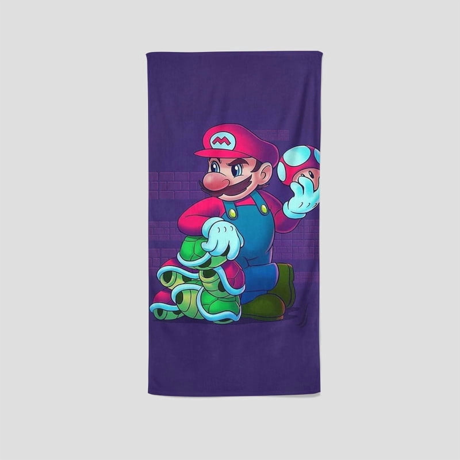 Super Mario's's uniquely designed single-sided towel is a fantastic ...
