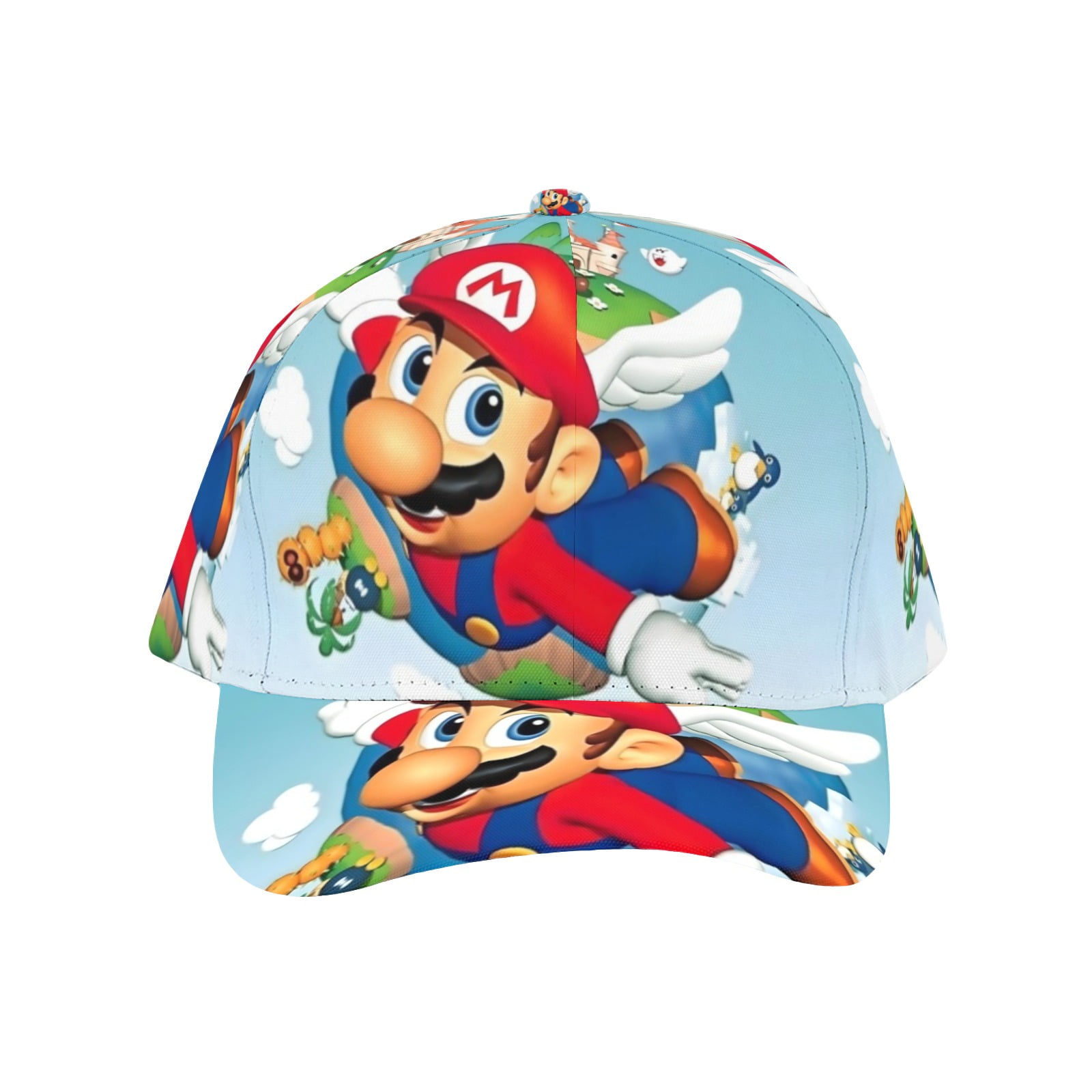 Super Mario-theme Baseball Cap For Men, Women & Kids, Classic Flat Brim ...