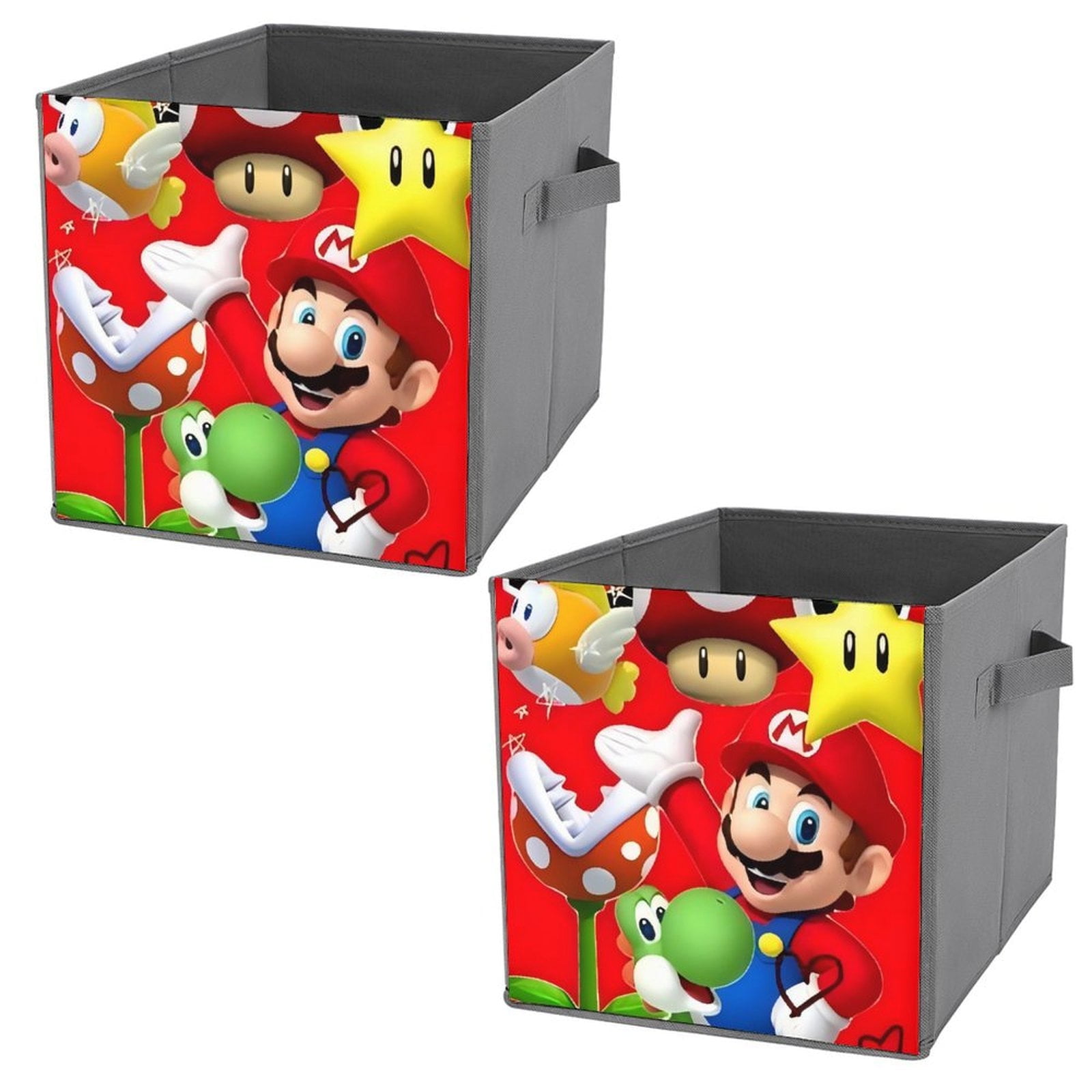 Super Mario toy storage box suitable for children's toys folding ...